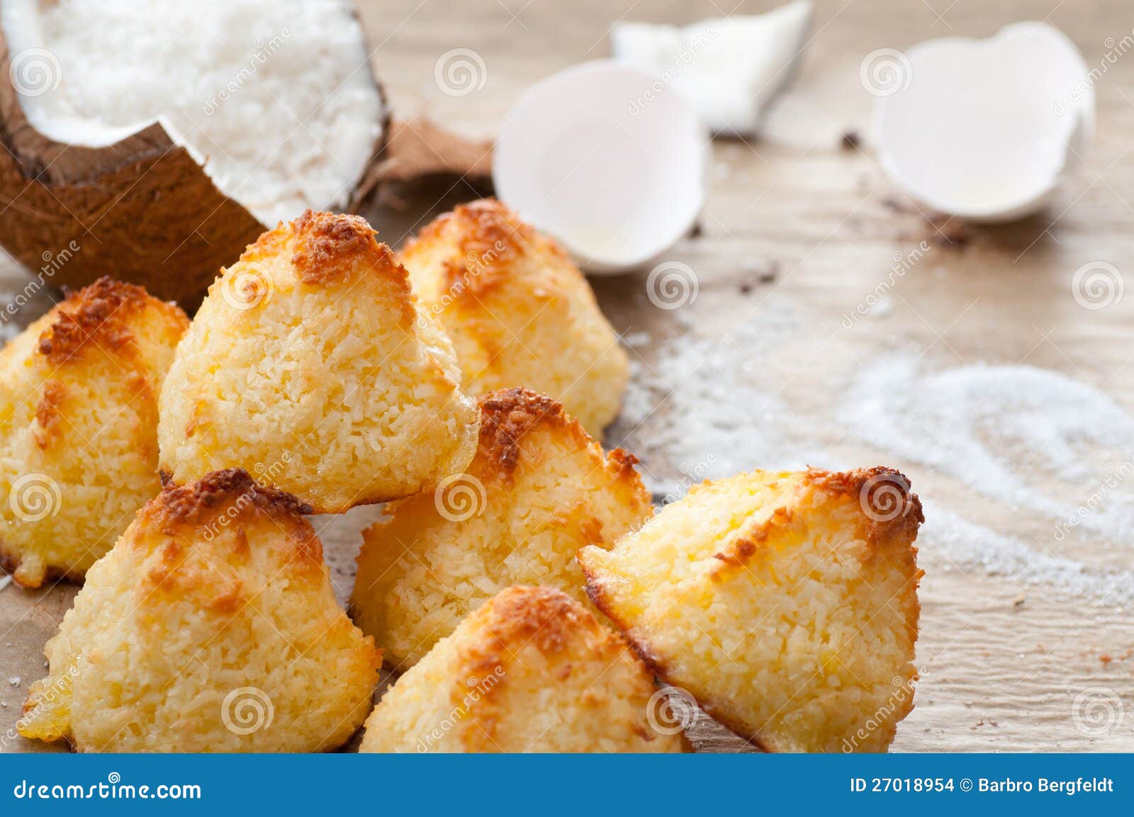 Coconut Macaroons stock photo. Image of sweet, bread - 27018954