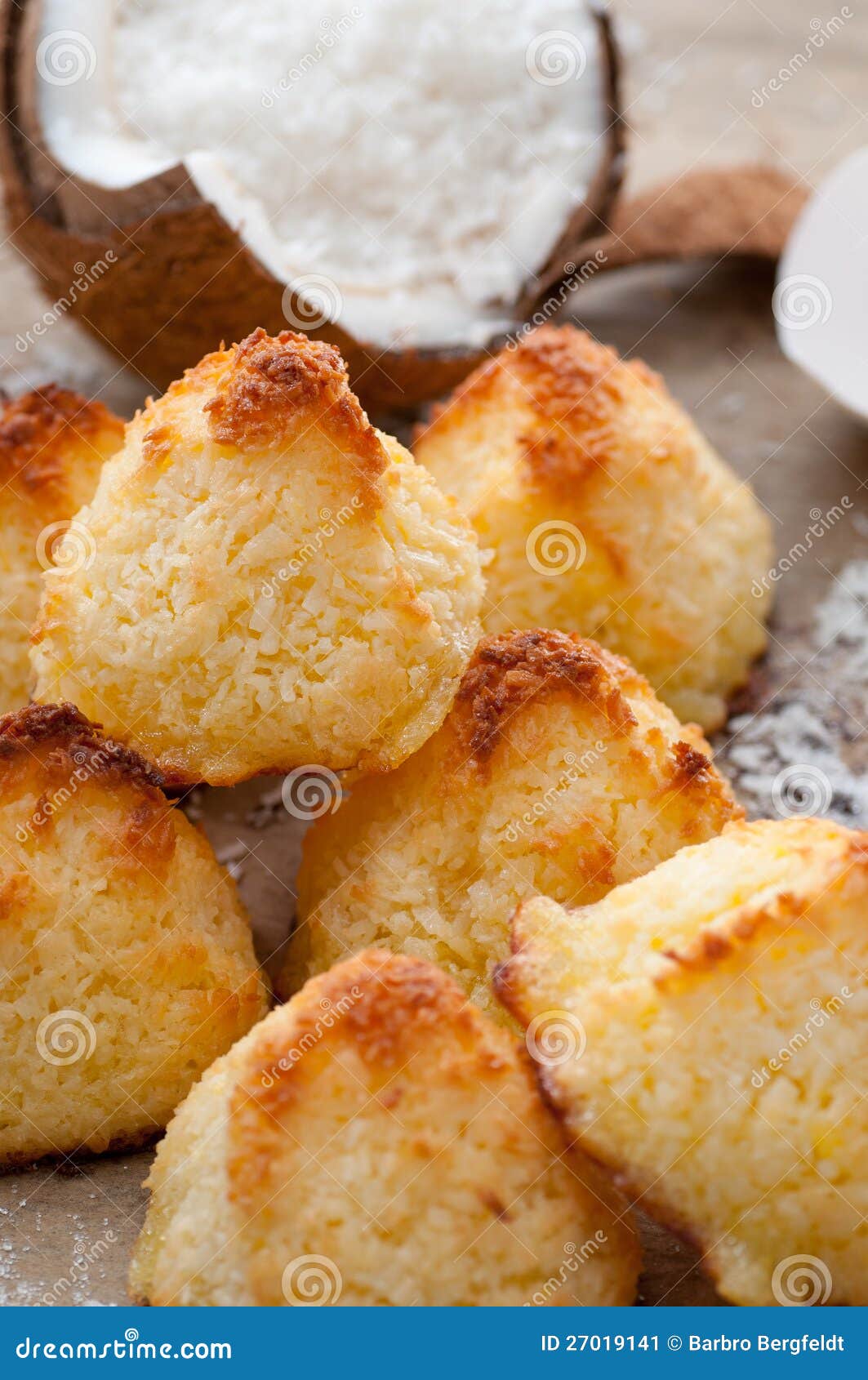Coconut Macaroons stock image. Image of homemade, gluten - 27019141
