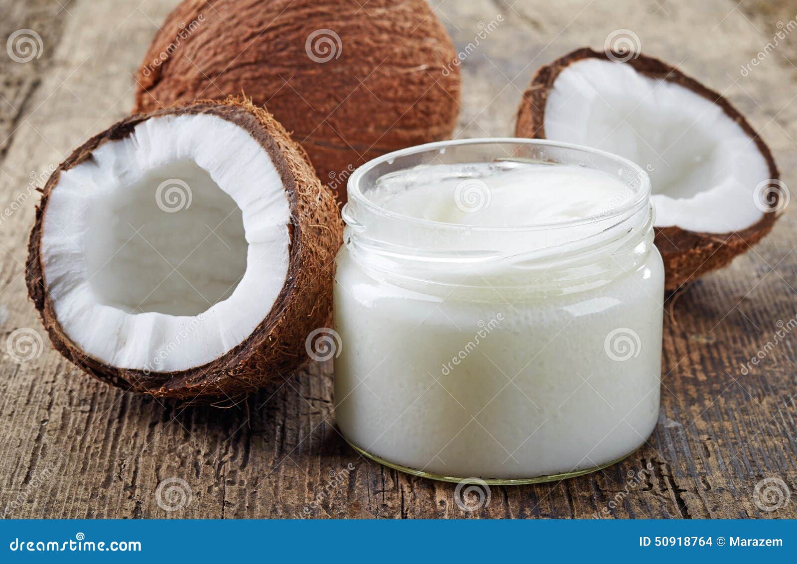 Coconut Oil and Fresh Coconuts Stock Photo - Image of coconut, fresh ...