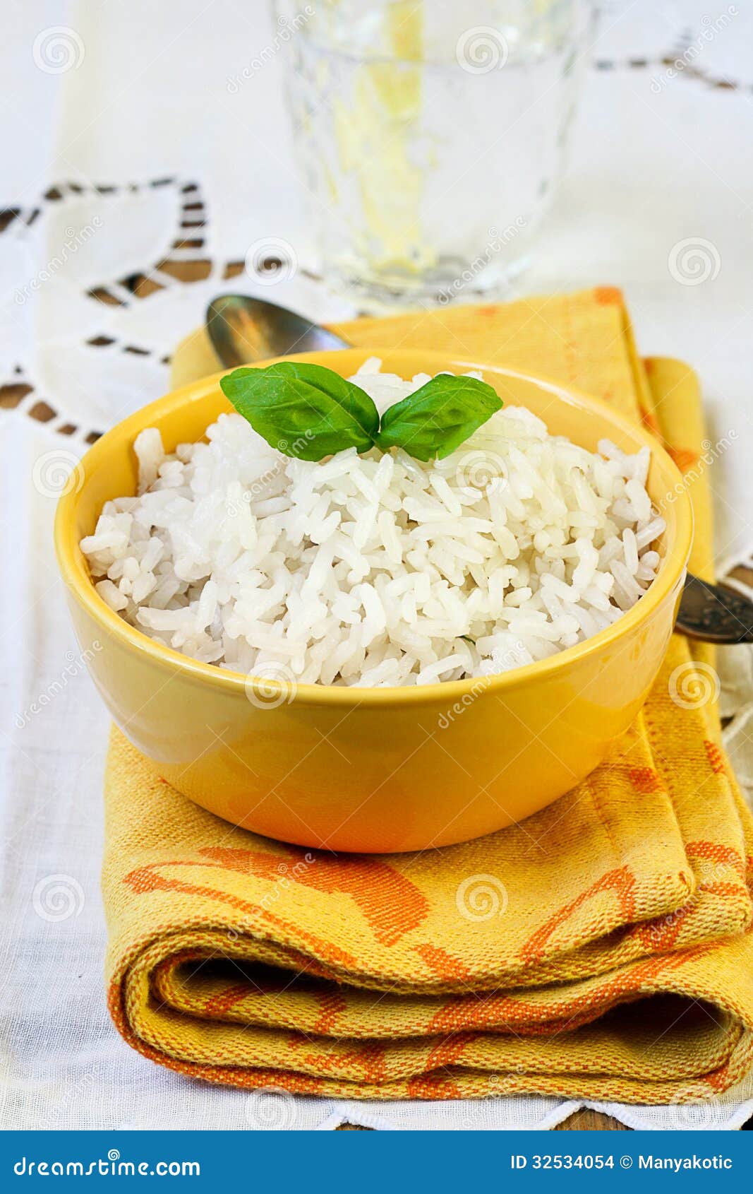 Coconut rice stock photo. Image of dish, vegetarian, savory - 32534054