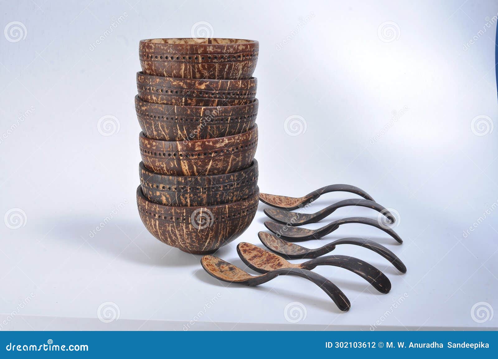 Coconut shell crafts stock photo. Image of natural, artwork - 302103612