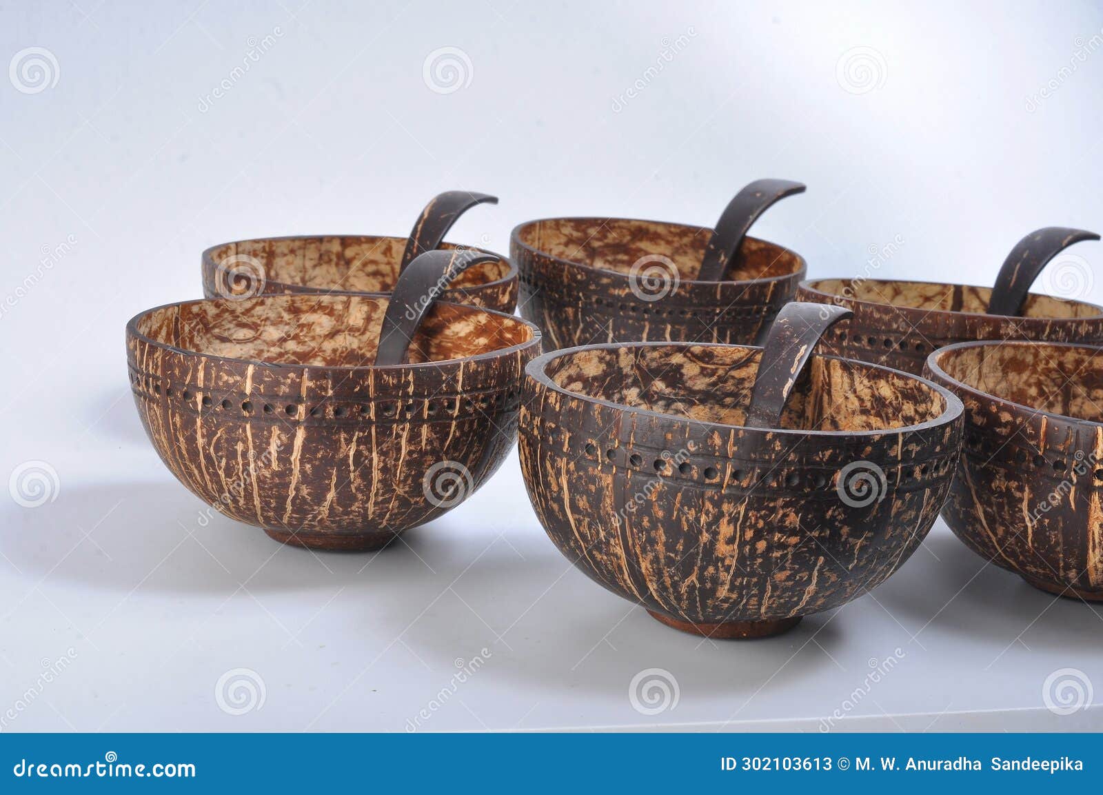 Coconut shell crafts stock image. Image of artwork, beauty - 302103613