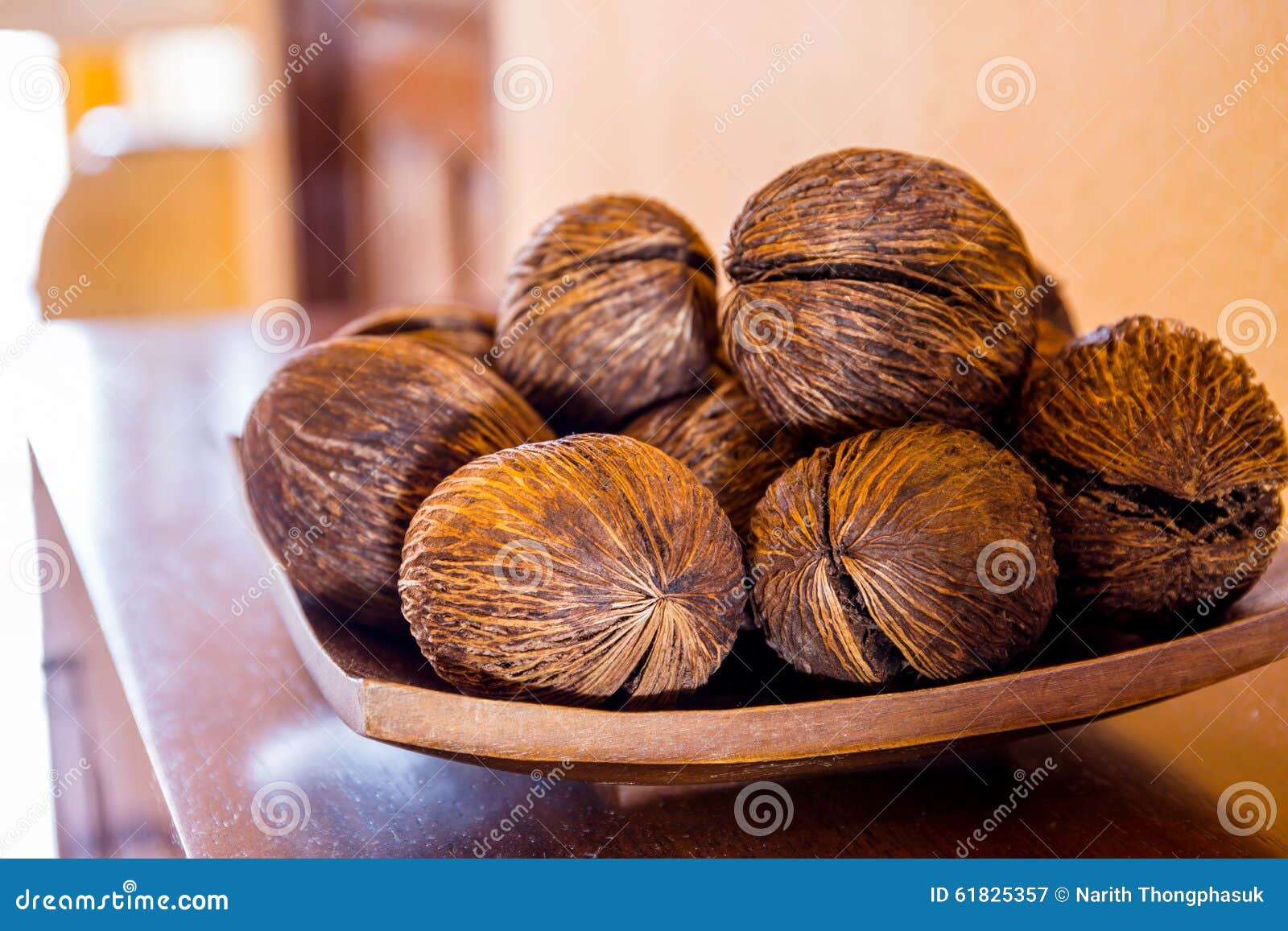 Coconut shell decorate stock image. Image of alone, creative - 61825357