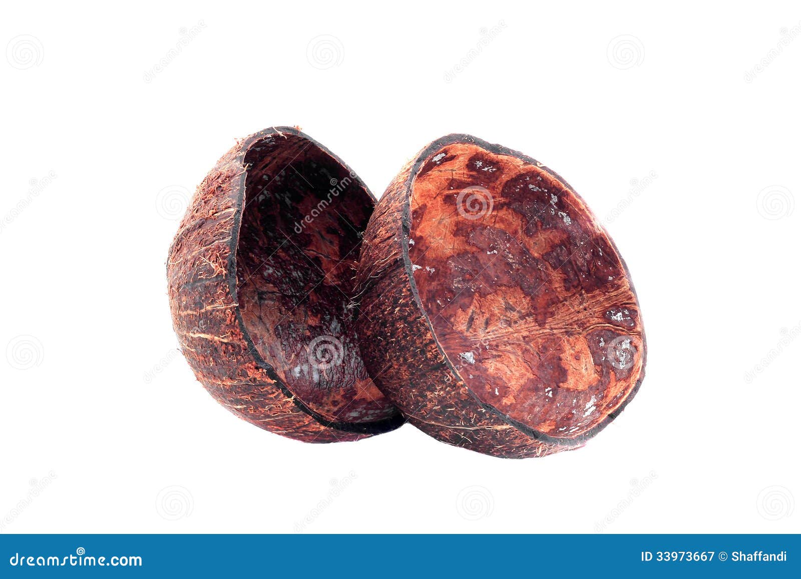 Coconut shell stock image. Image of hard, healthy, fibrous - 33973667