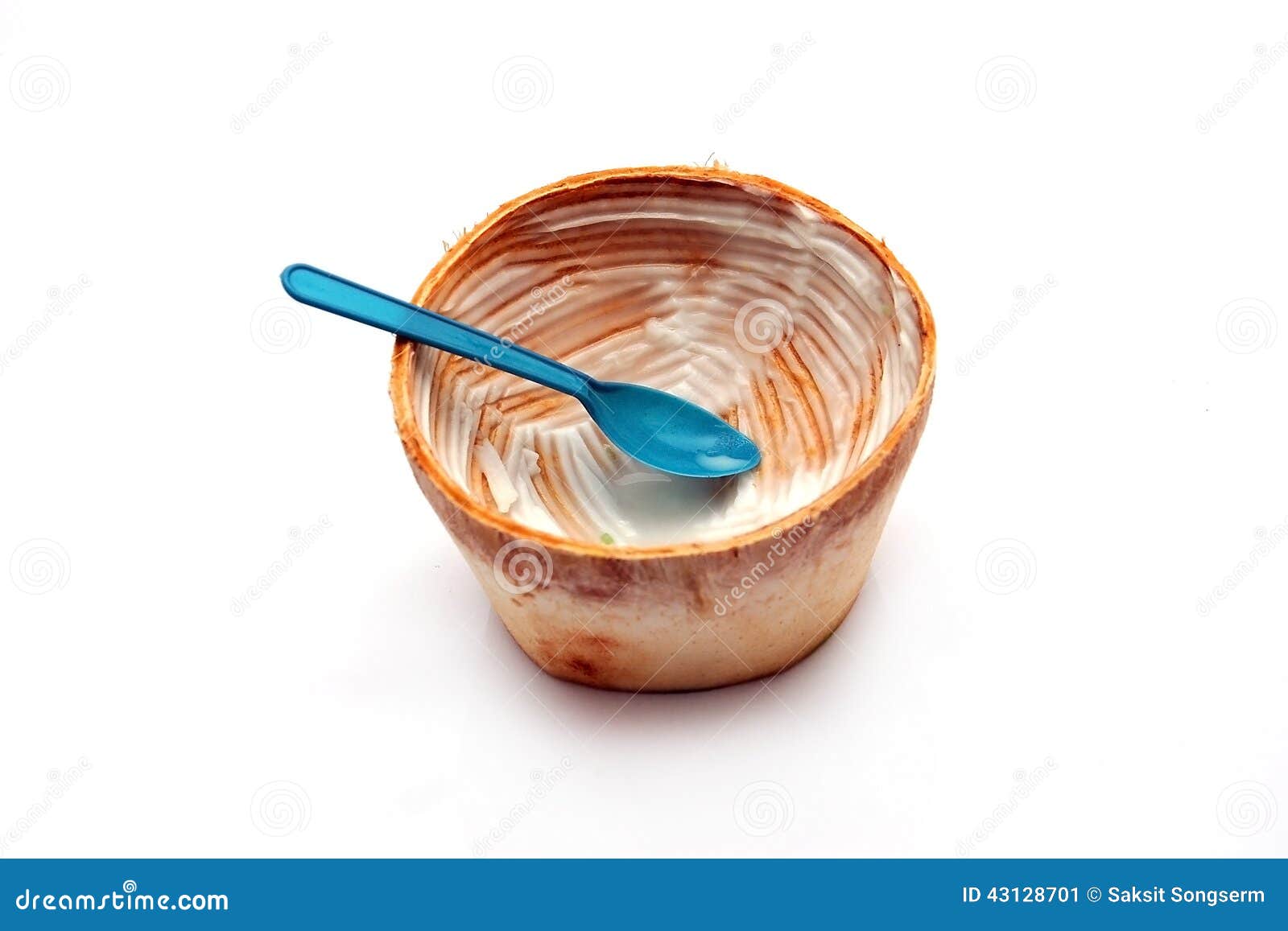 Coconut shell stock image. Image of fruit, white, coconut - 43128701