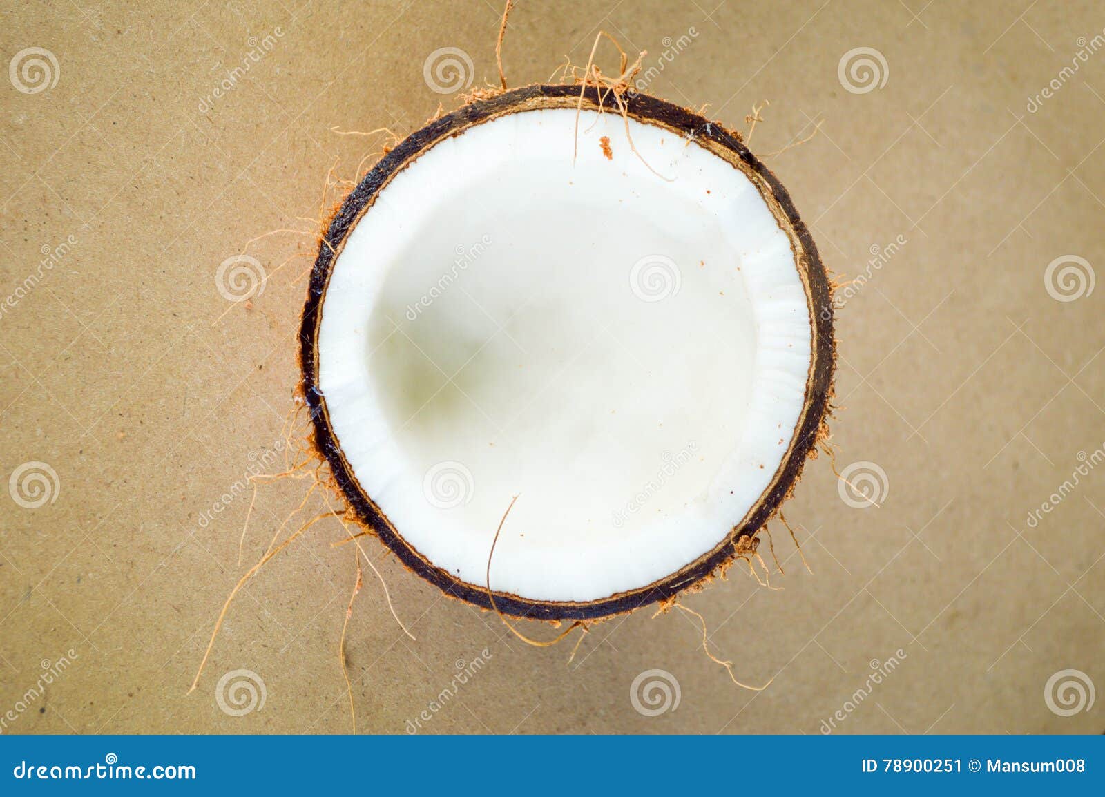 Coconut shell stock image. Image of organic, ripe, exotic - 78900251