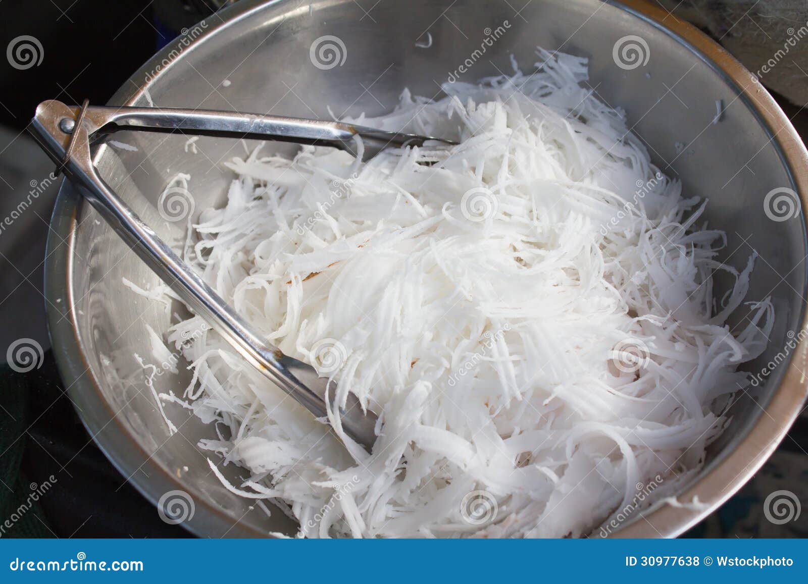 Coconut shred for cooking stock photo. Image of color - 30977638