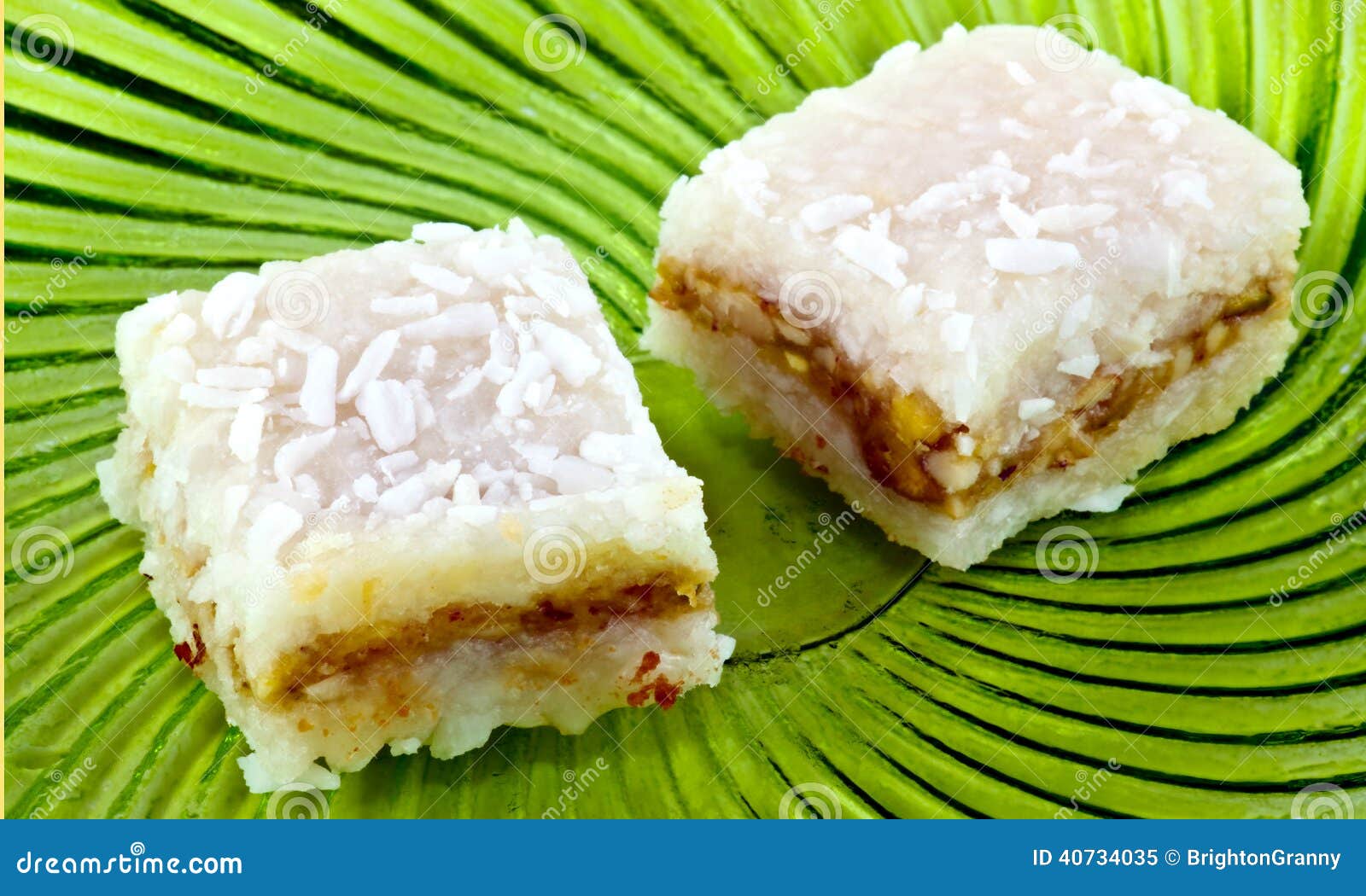 Coconut square sweets stock image. Image of food, sweets - 40734035