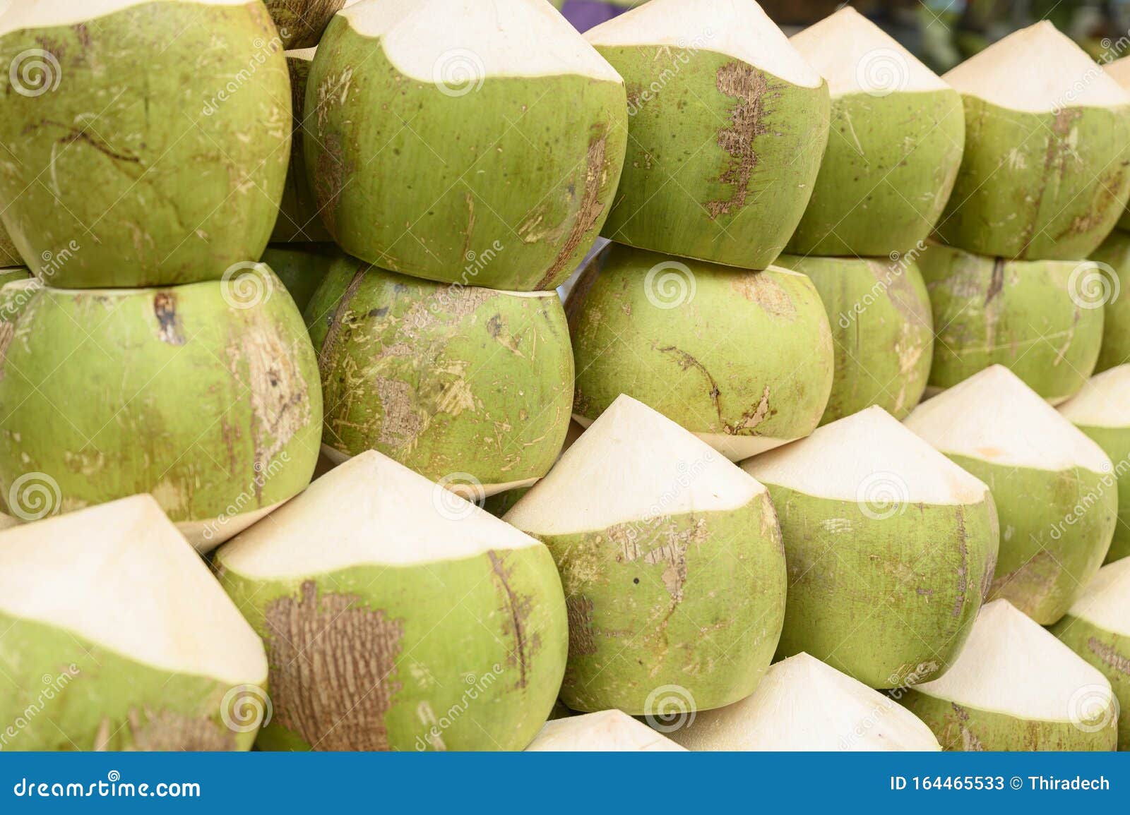 Coconut Thai stock image. Image of round, summer, concept - 164465533
