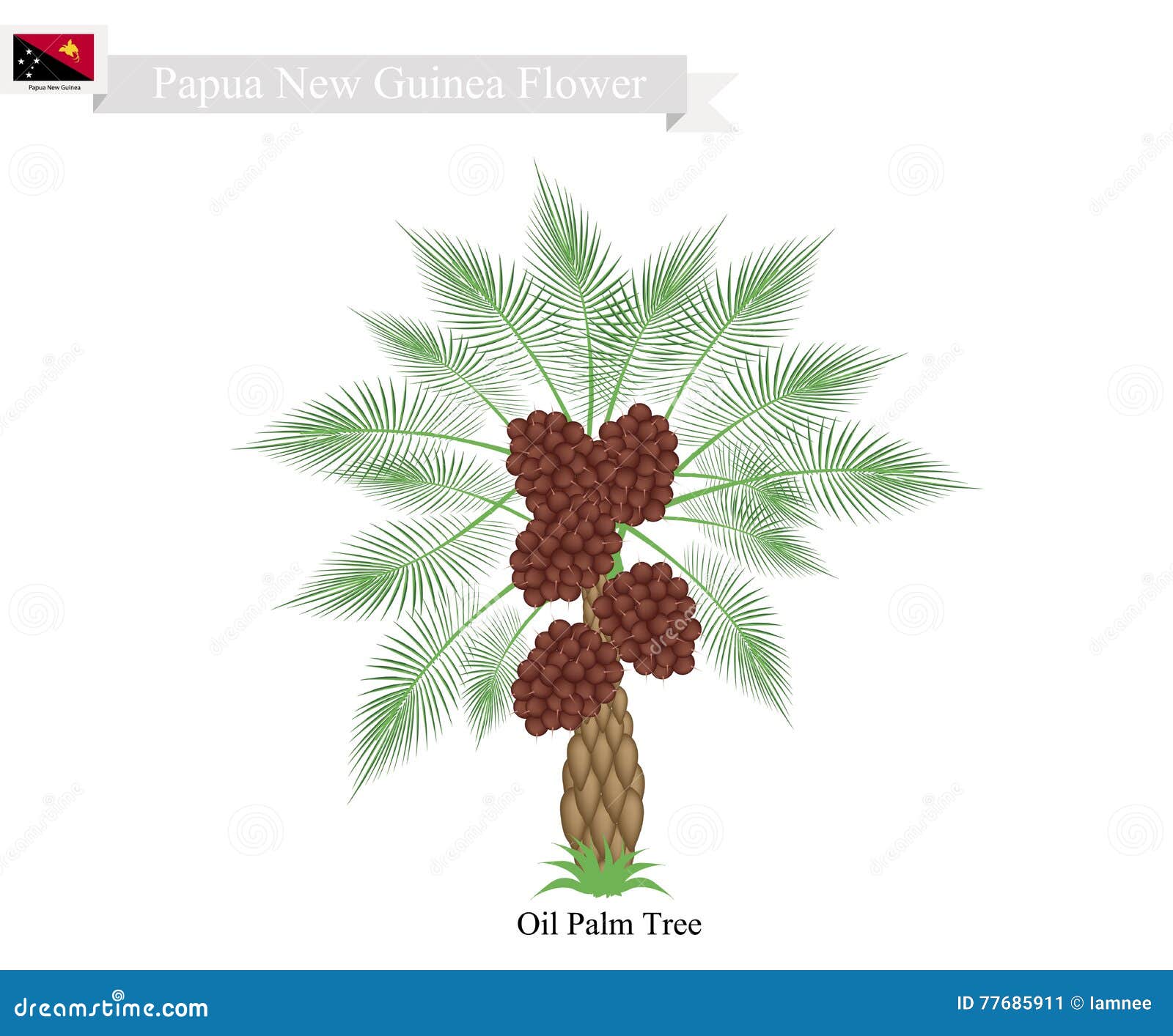 Coconut Kau Kau Or Papua New Guinean Baked Sweet Potato Cartoon Vector ...