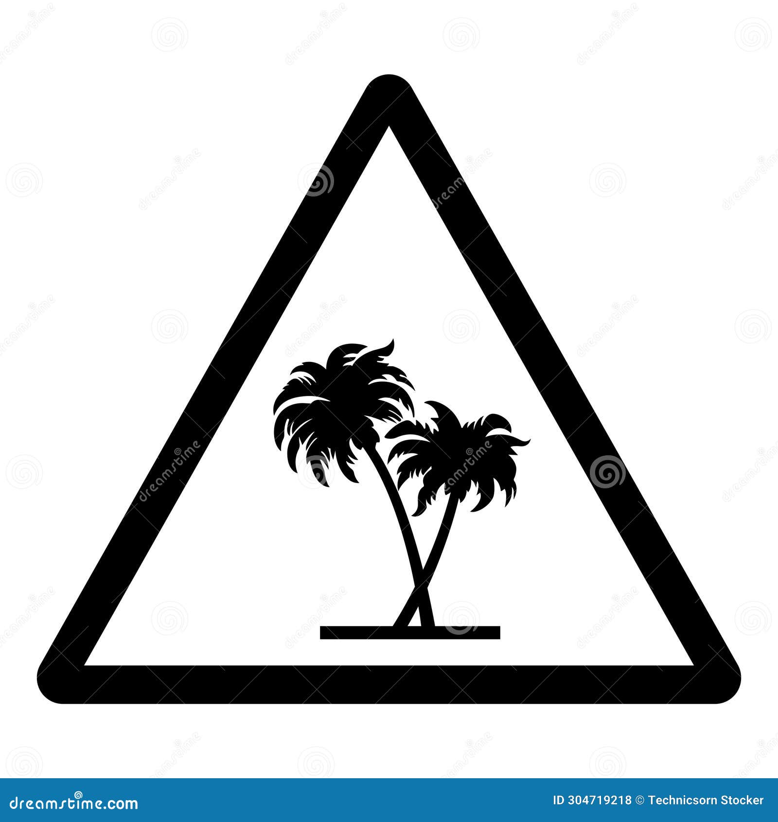 Coconut Tree Symbol Sign,Vector Illustration, Isolate on White ...