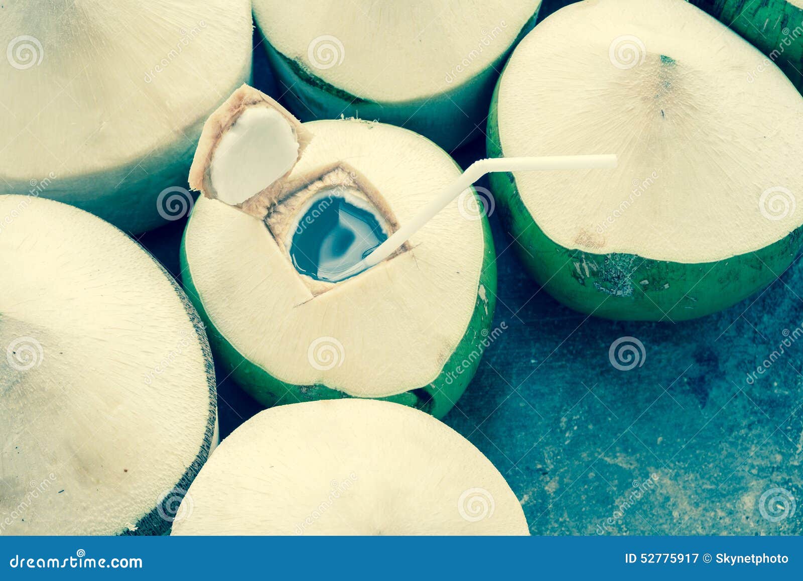 Coconut With Water Splash Stock Image | CartoonDealer.com #12688093