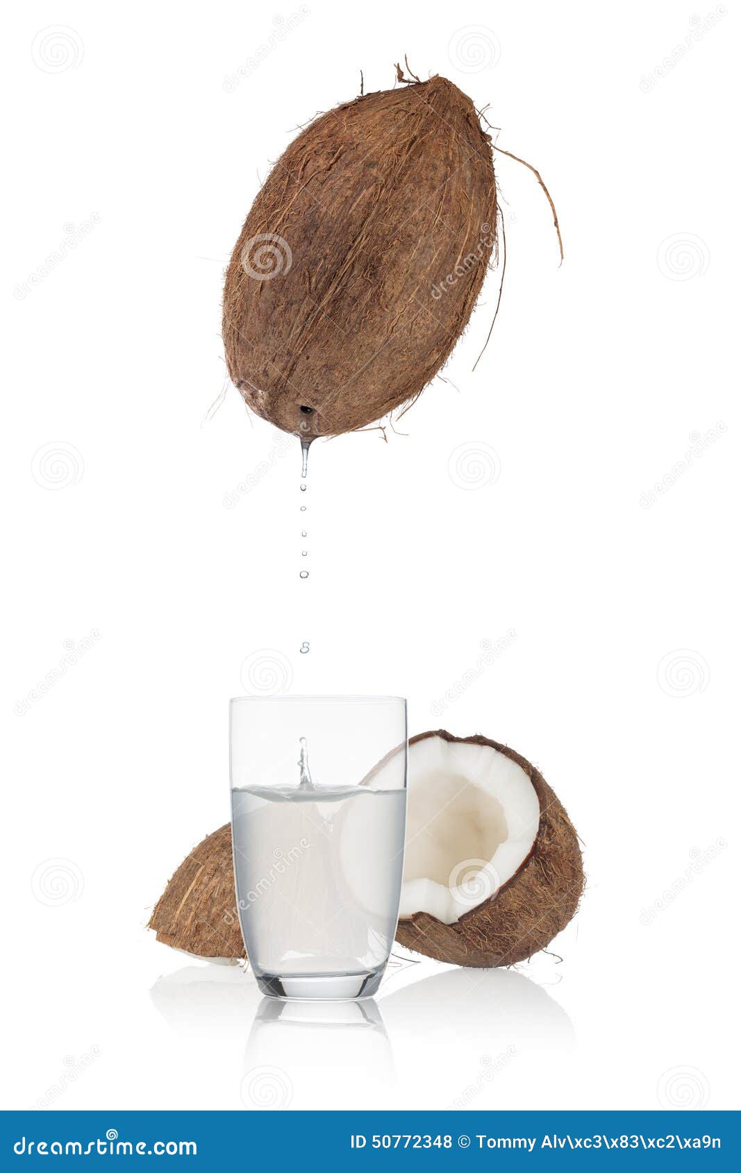 Coconut water stock photo. Image of fruit, organic, tree - 50772348