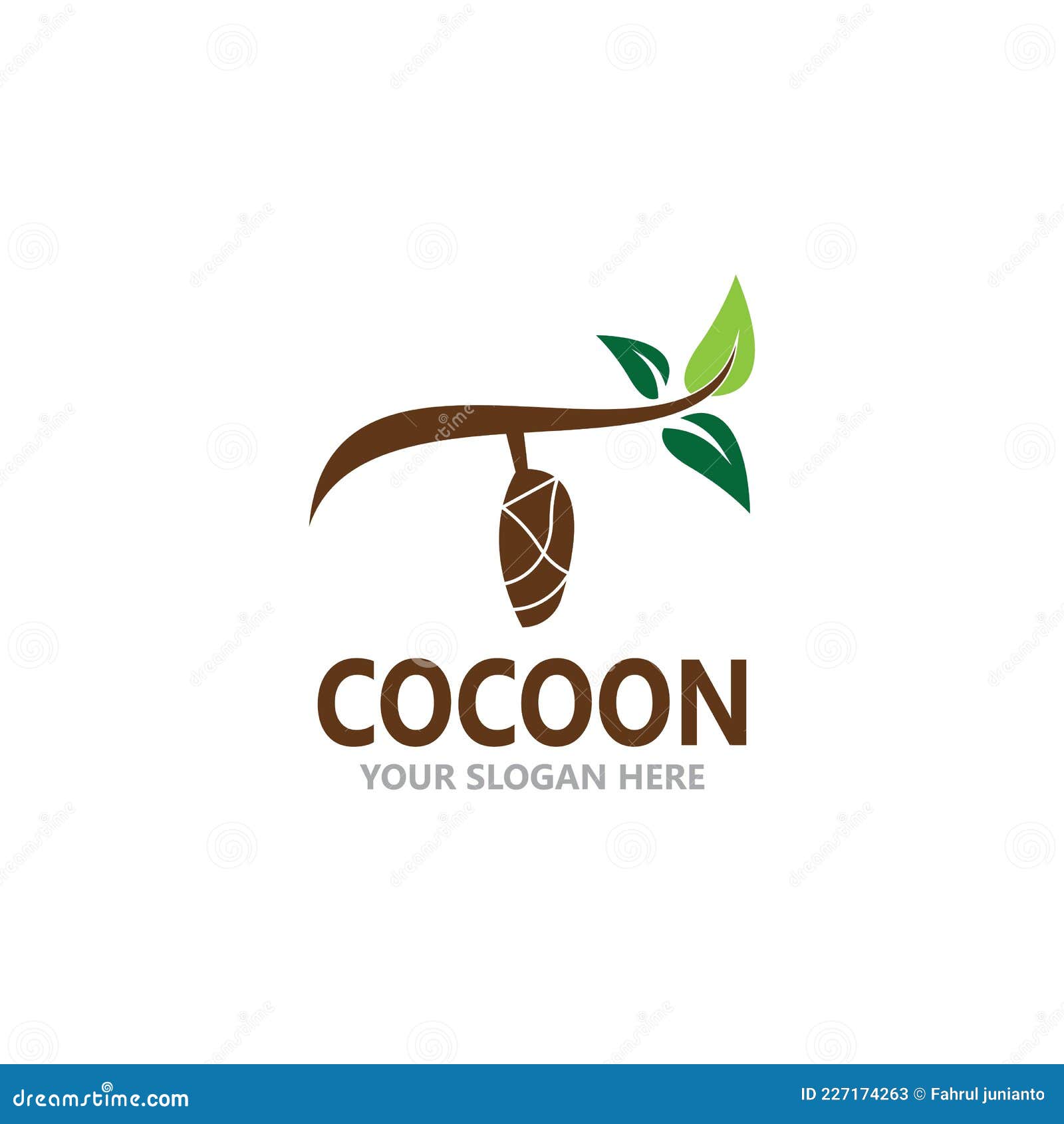 Cocoon Icon and Symbol Vector Template Illustration Stock Vector ...