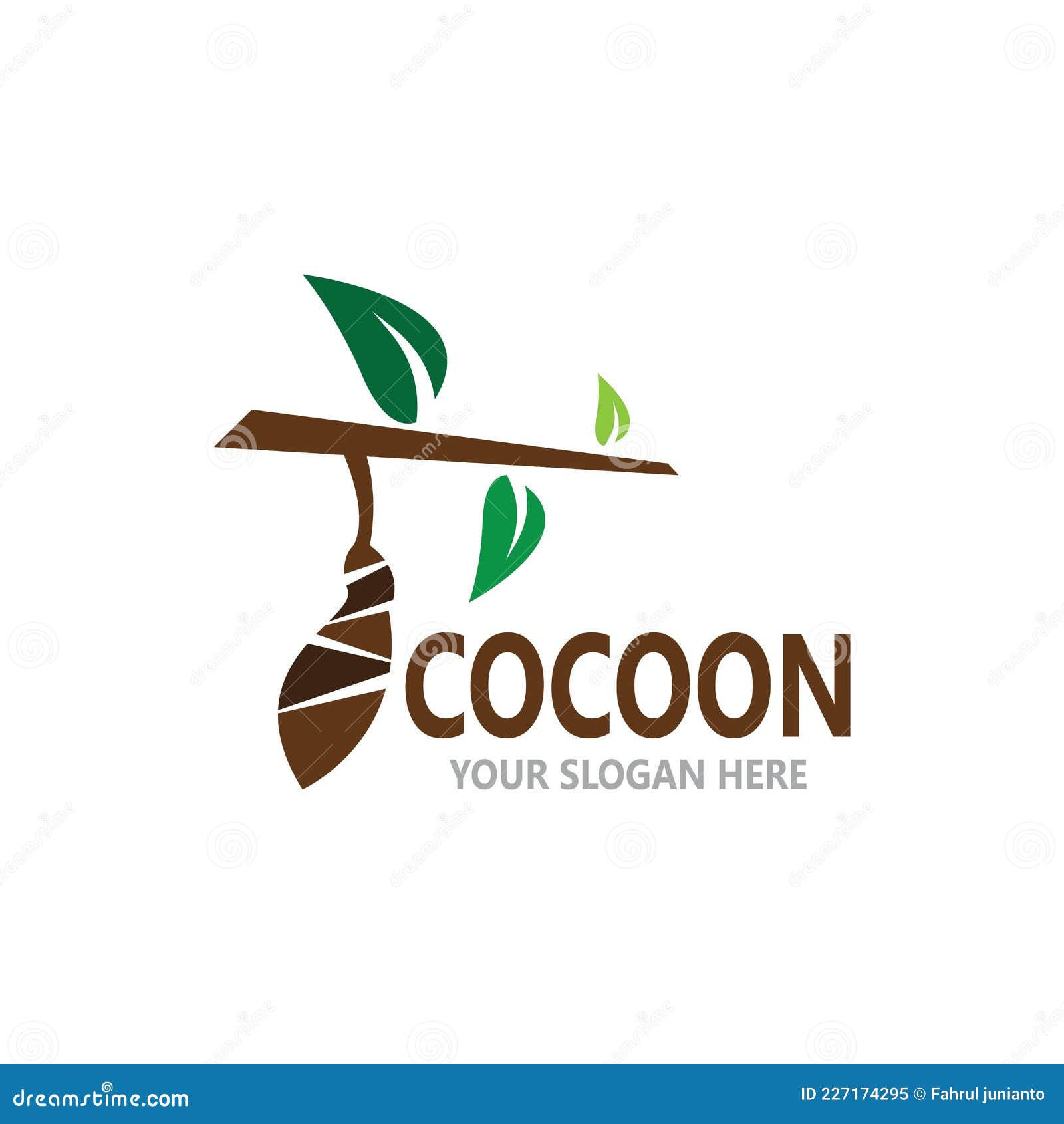 Cocoon Icon and Symbol Vector Template Illustration Stock Vector ...