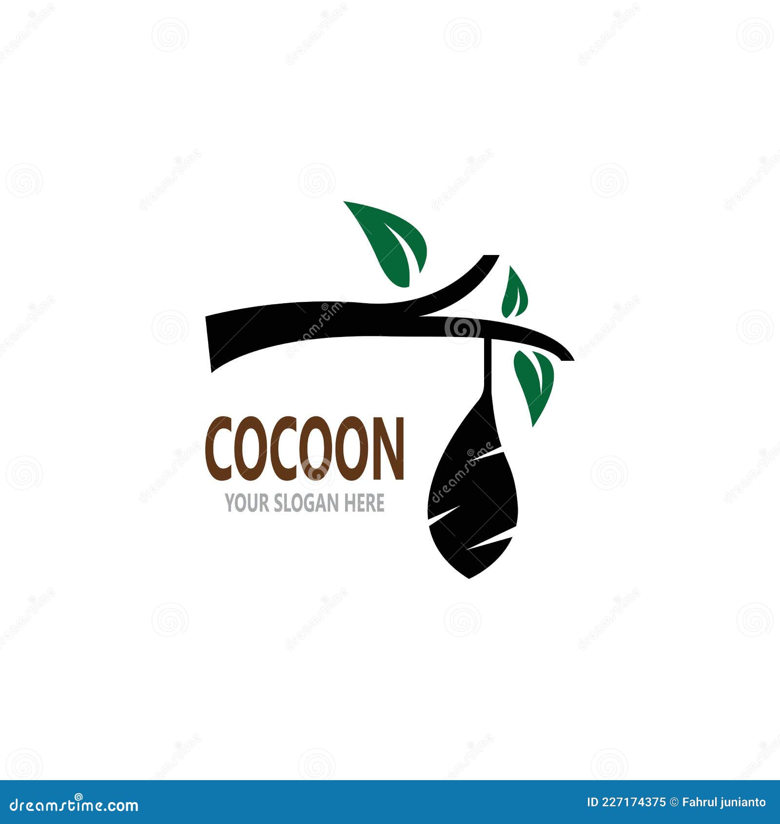 Cocoon Icon and Symbol Vector Template Illustration Stock Vector ...