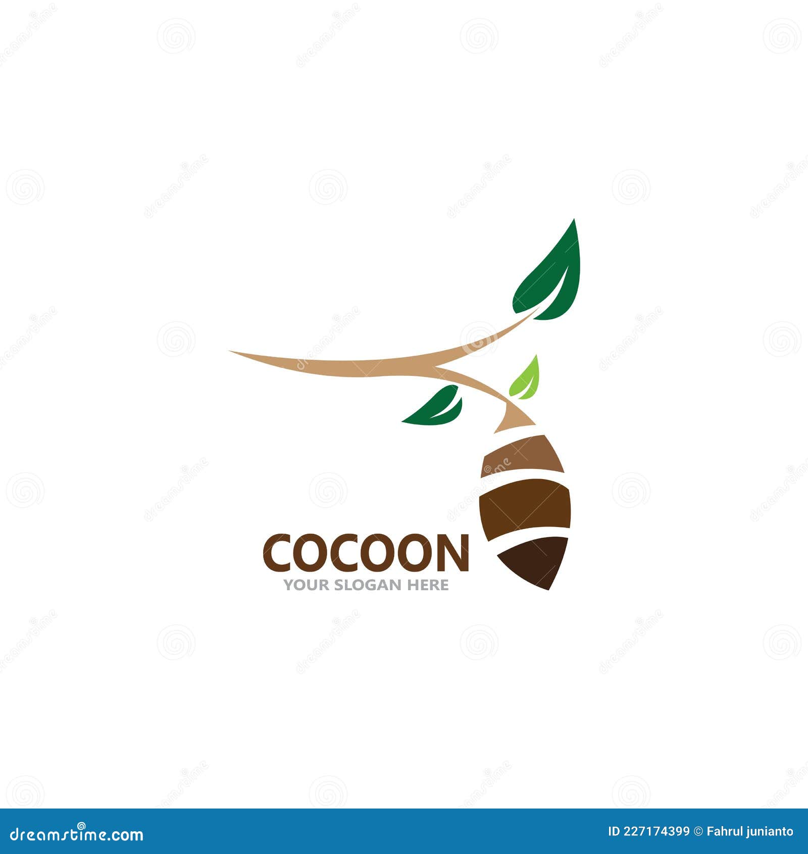 Cocoon Icon and Symbol Vector Template Illustration Stock Vector ...
