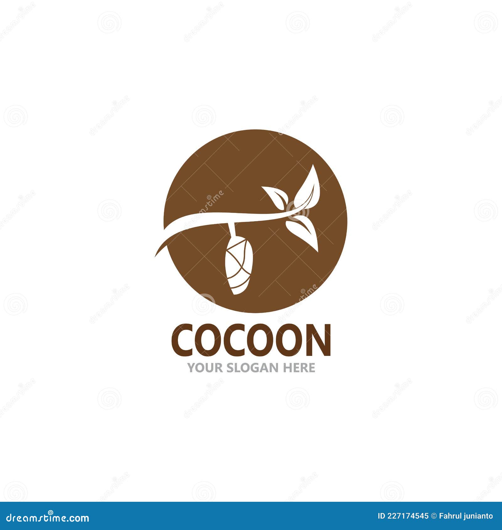 Cocoon Icon and Symbol Vector Template Illustration Stock Vector ...