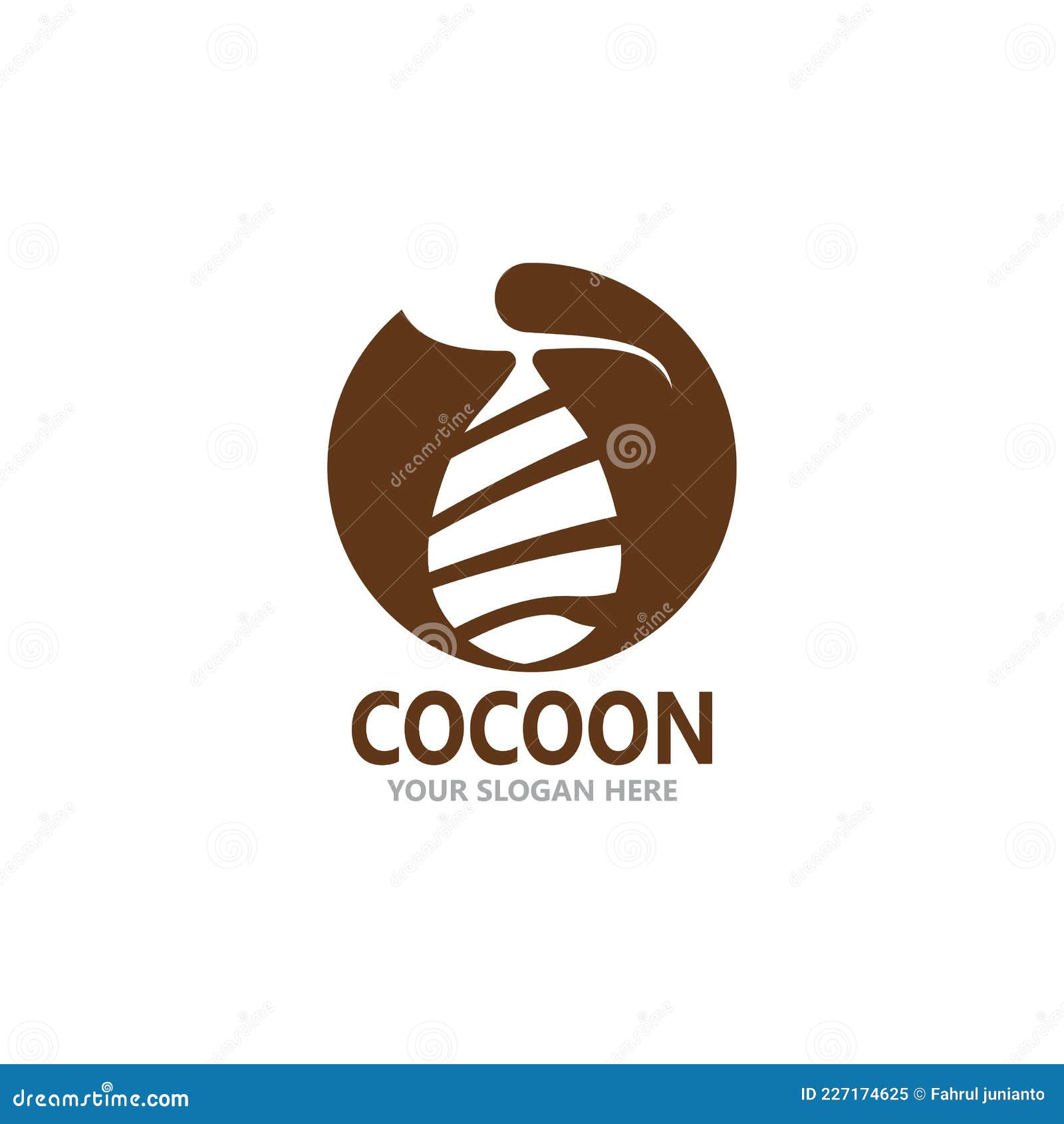 Cocoon Icon and Symbol Vector Template Illustration Stock Vector ...