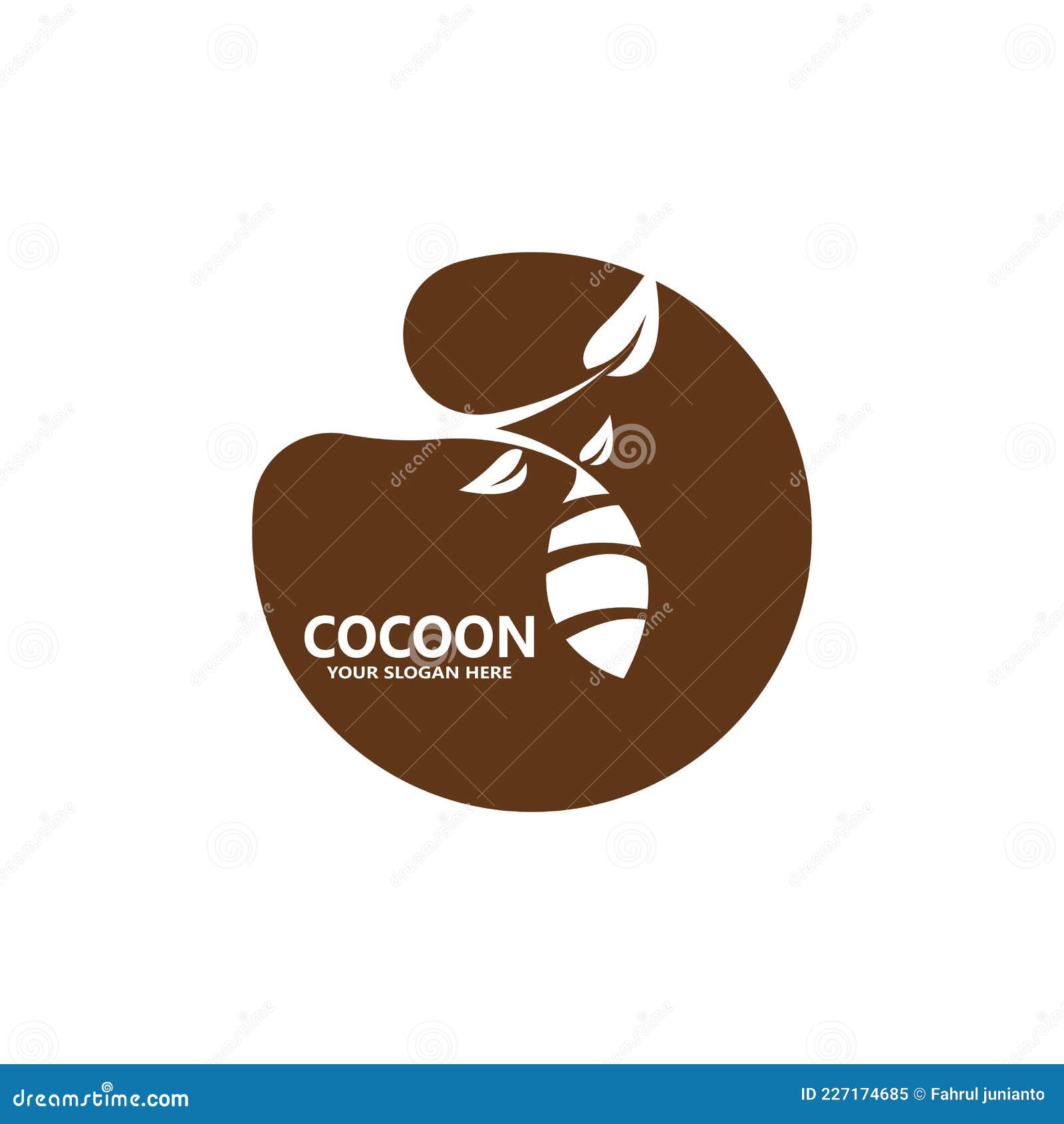 Cocoon Icon and Symbol Vector Template Illustration Stock Vector ...