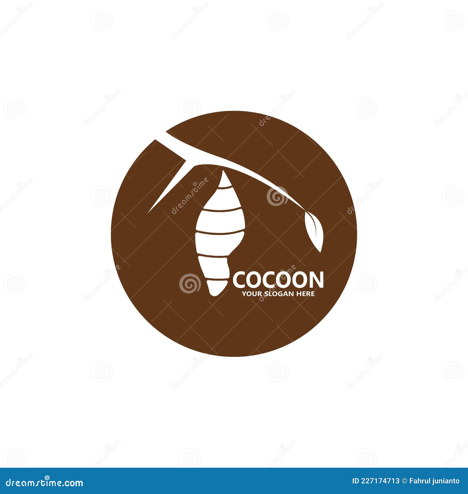 Cocoon Icon and Symbol Vector Template Illustration Stock Vector ...