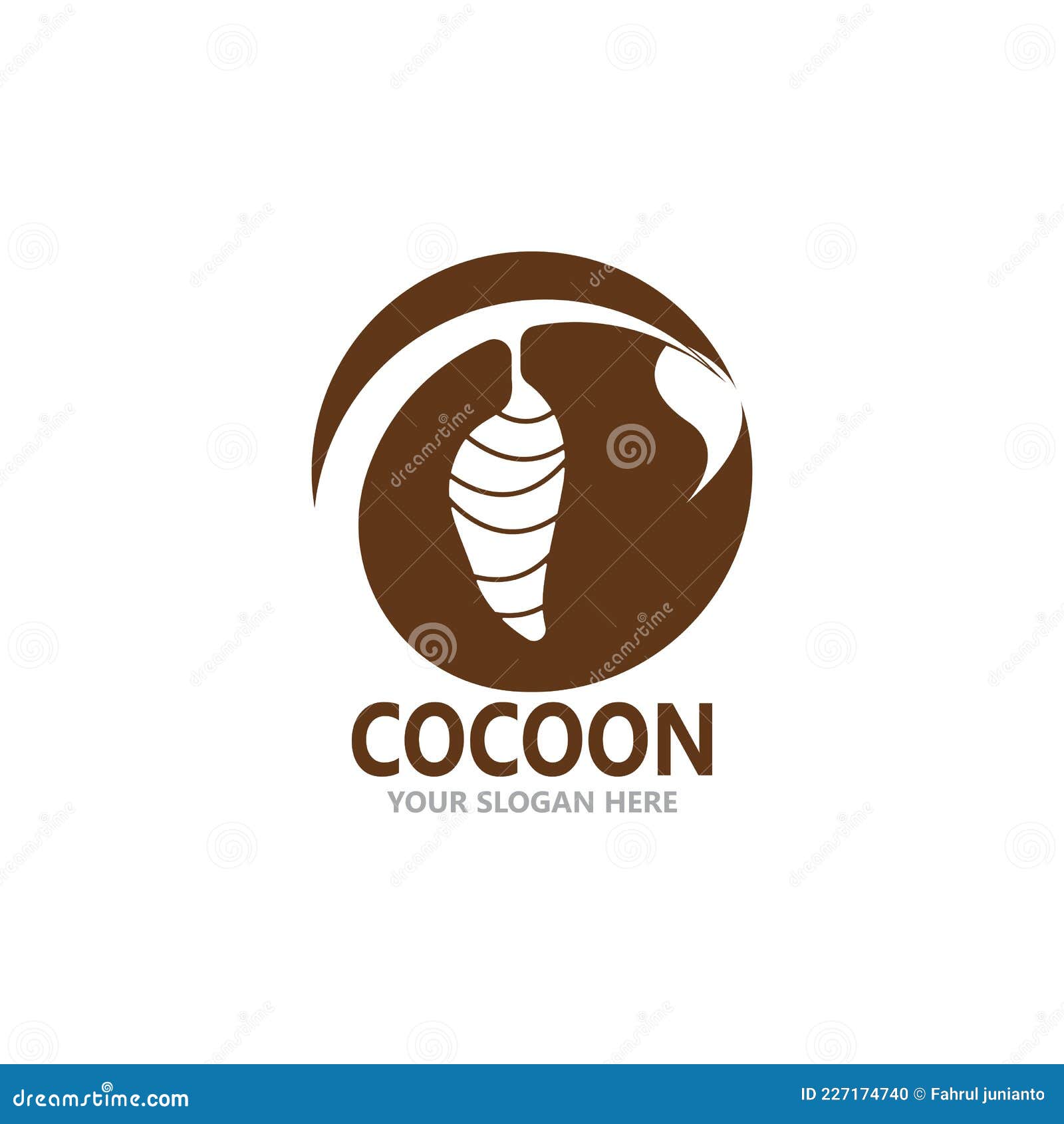 Cocoon Icon and Symbol Vector Template Illustration Stock Vector ...