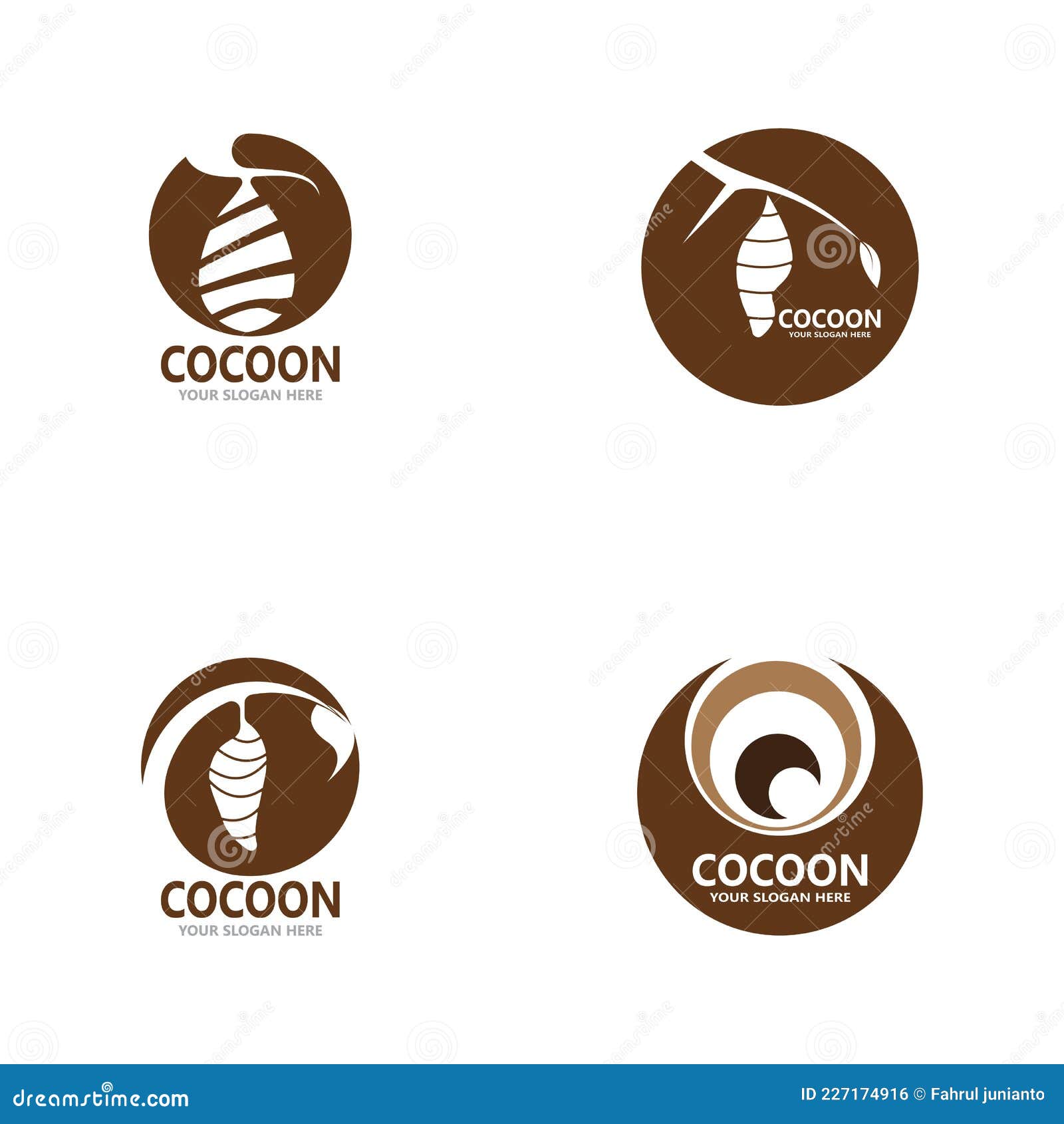 Cocoon Icon and Symbol Vector Template Illustration Stock Vector ...