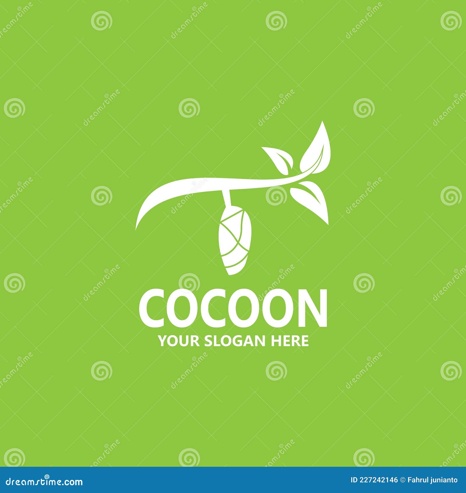 Cocoon Icon and Symbol Vector Template Illustration Stock Vector ...