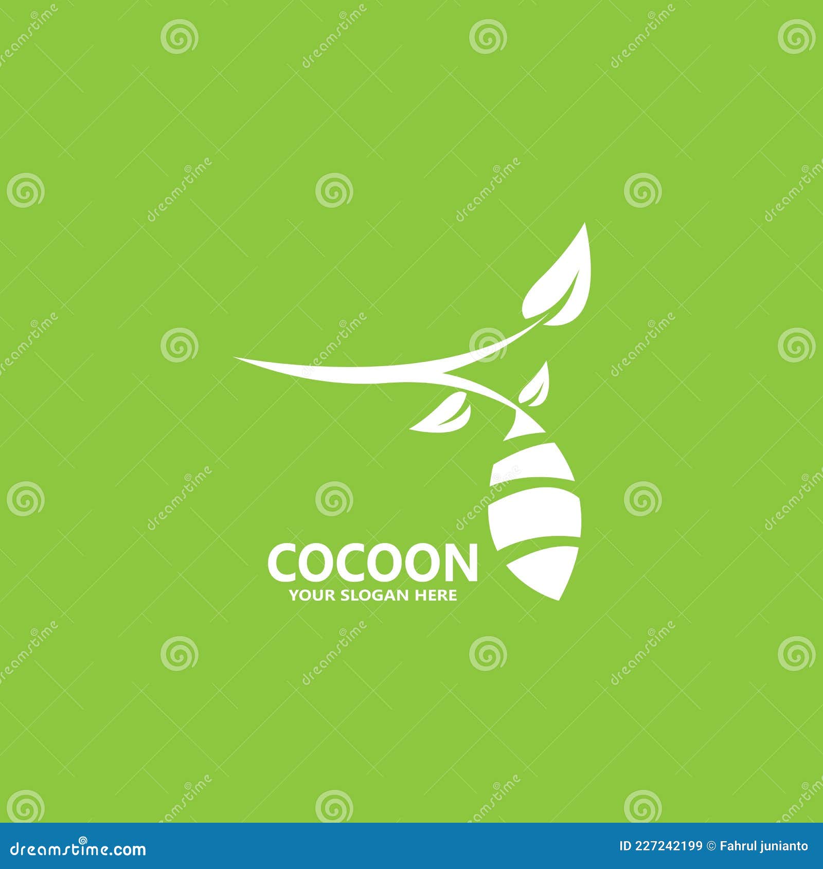 Cocoon Icon and Symbol Vector Template Illustration Stock Vector ...
