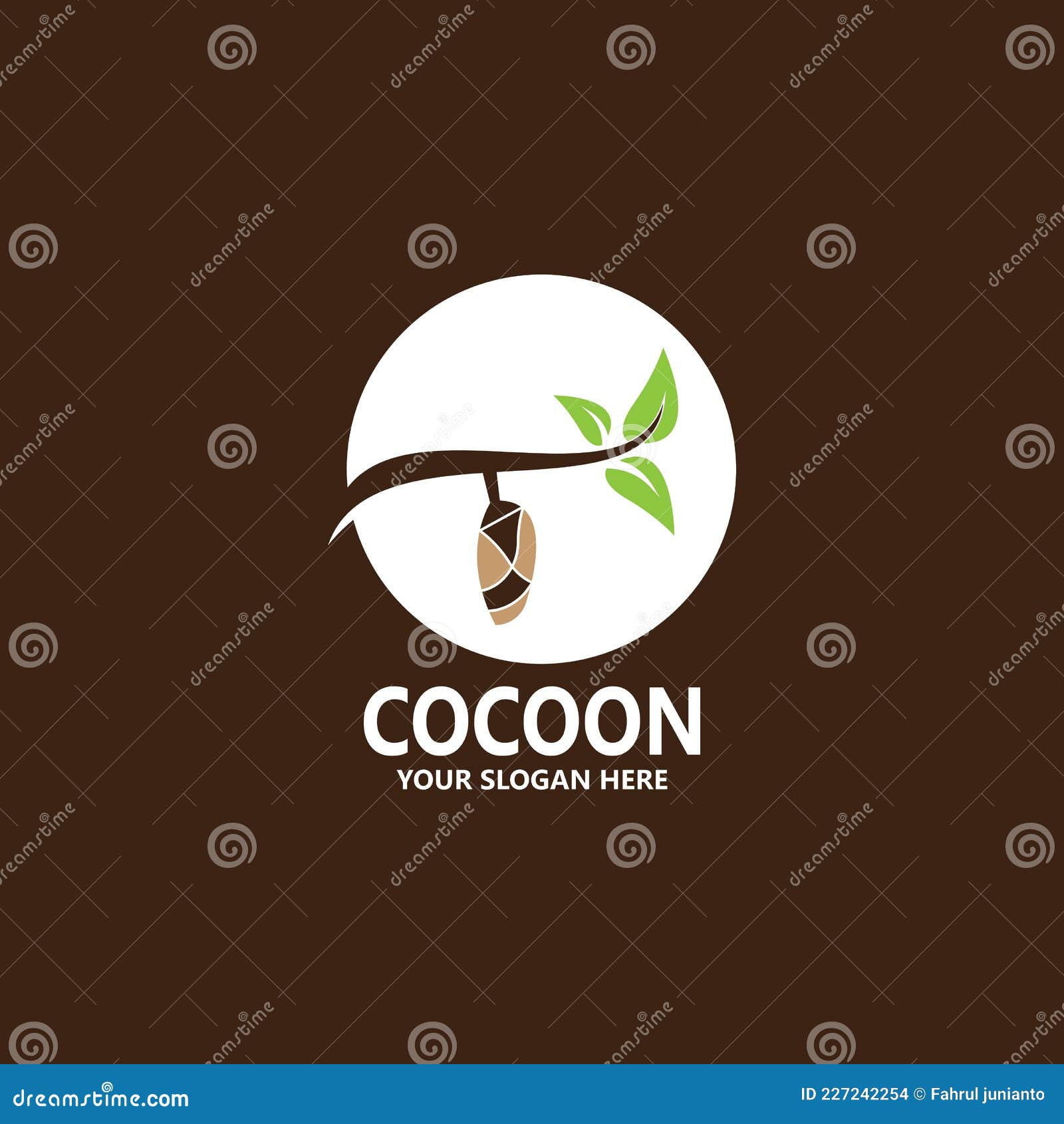 Cocoon Icon and Symbol Vector Template Illustration Stock Vector ...