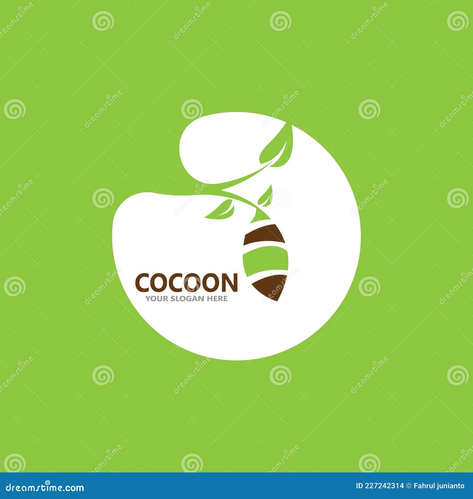 Cocoon Icon and Symbol Vector Template Illustration Stock Vector ...