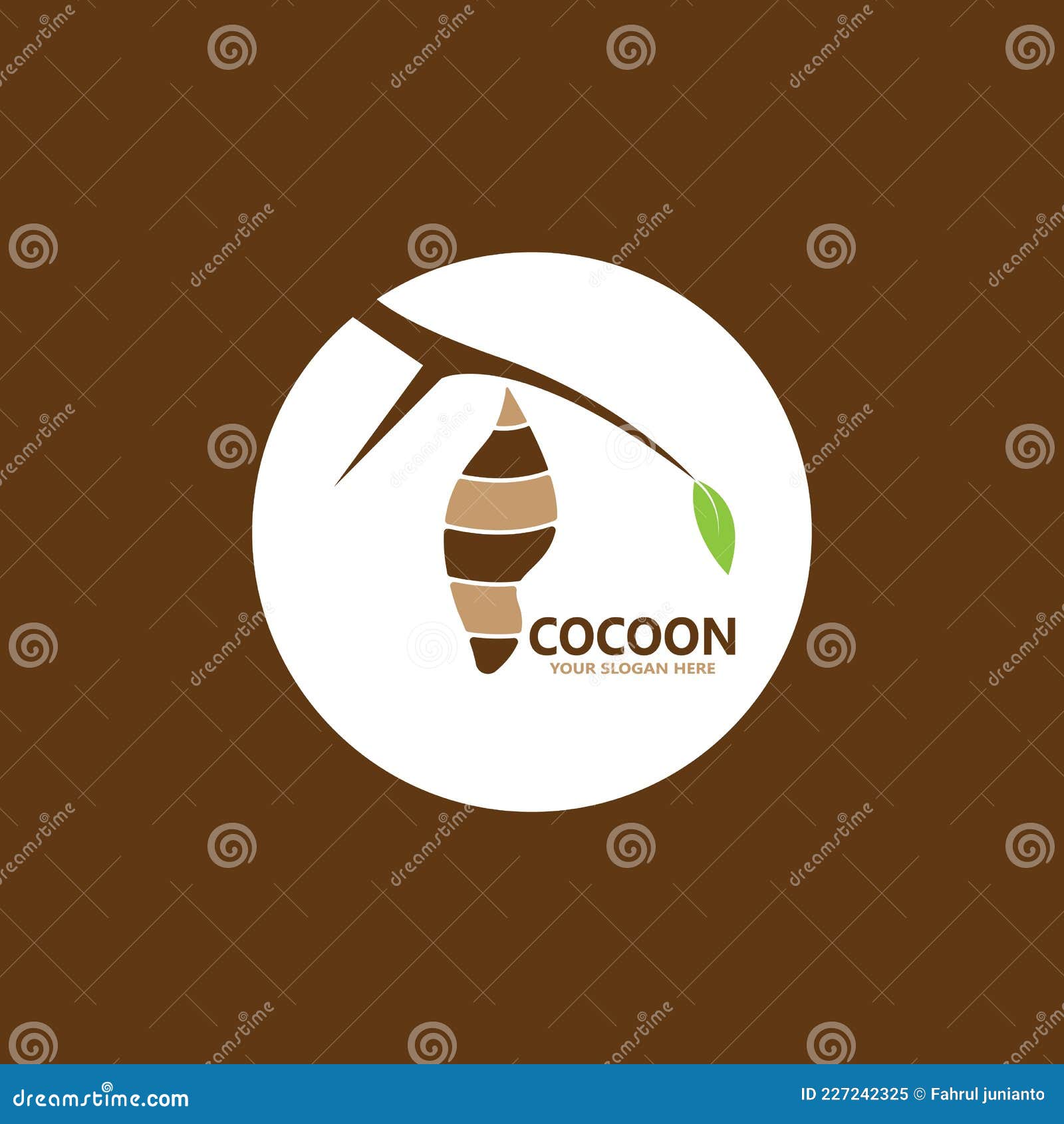 Cocoon Icon and Symbol Vector Template Illustration Stock Vector ...