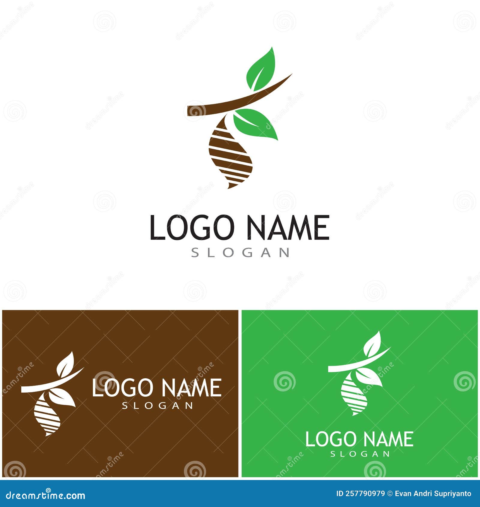 Cocoon Illustration Logo Vector Design Stock Vector - Illustration of ...