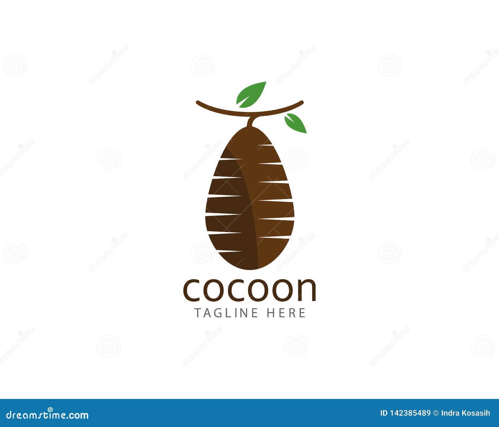 Cocoon Logo Template Vector Icon Illustration Stock Vector ...