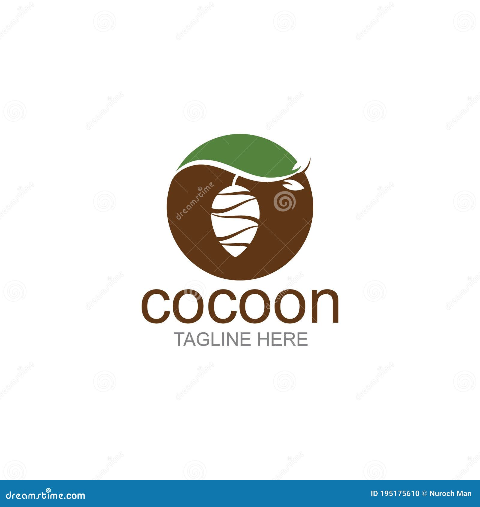 Cocoon Logo Template Vector Icon and Symbol. Stock Vector ...