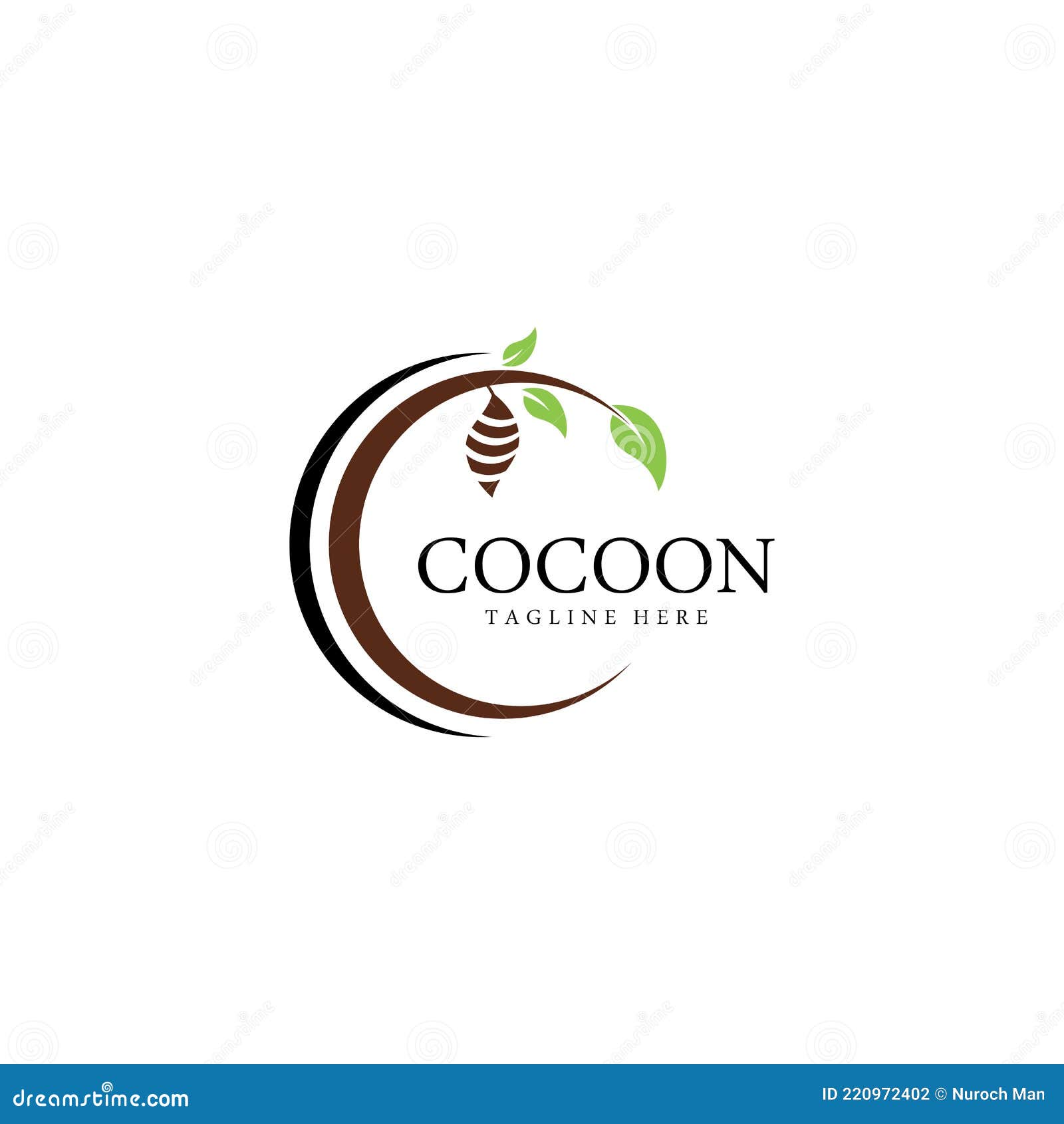 Cocoon Logo Template Vector Icon and Symbol. Stock Vector ...
