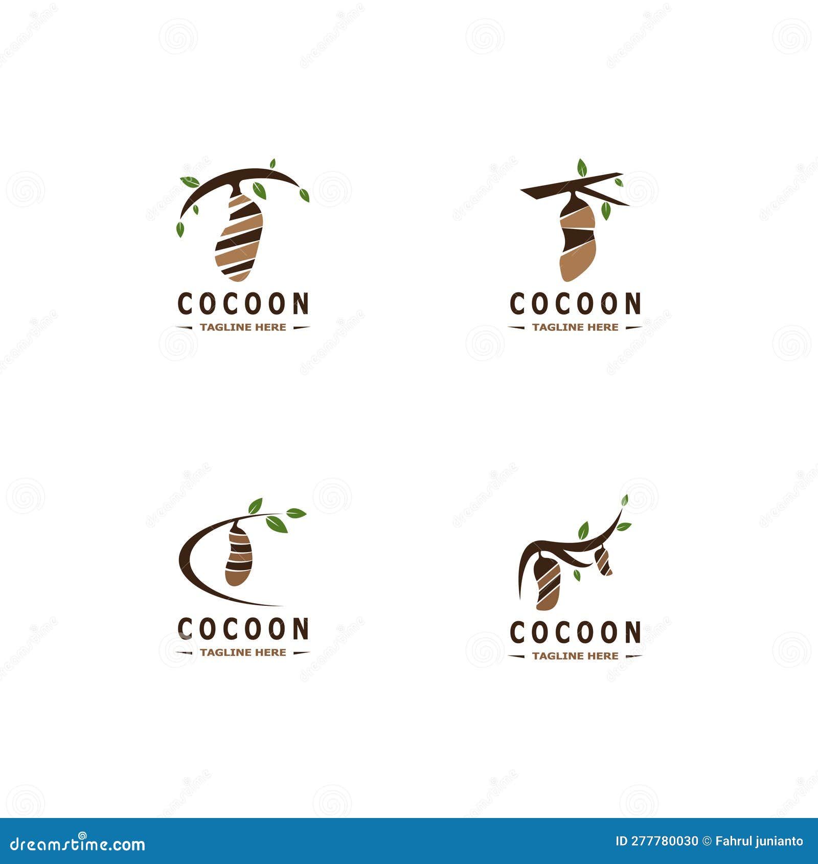 Cocoon Logo Vector Illustration Design Template Stock Illustration ...