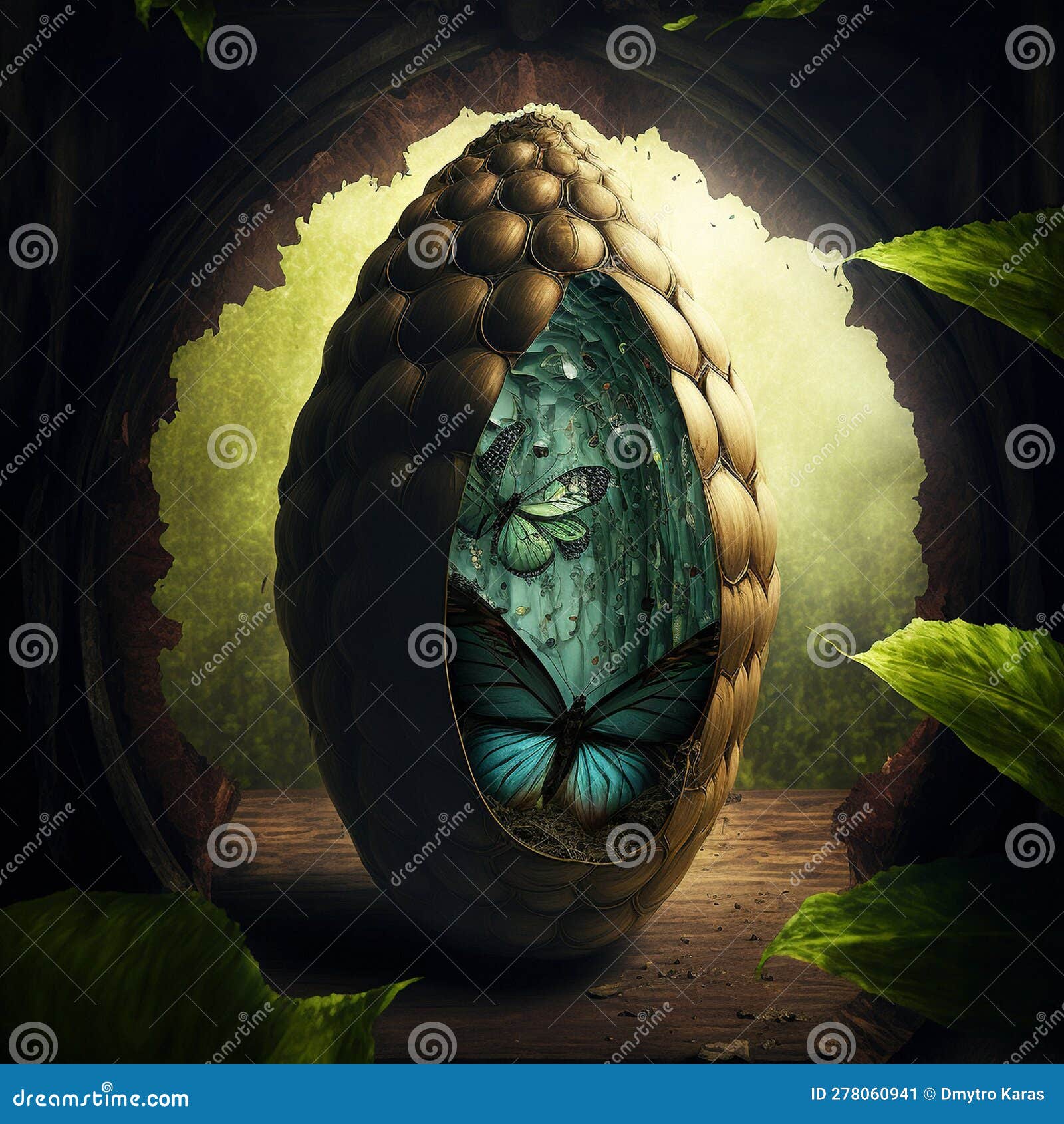 Butterflies Cocoon Royalty-Free Stock Photography | CartoonDealer.com ...