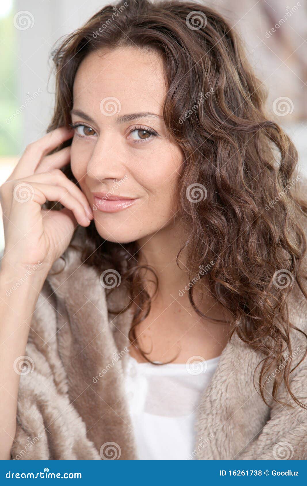 Cocooning stock photo. Image of winter, smiling, portrait - 16261738