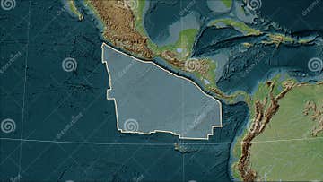 Cocos Tectonic Plate. Wiki Map Stock Illustration - Illustration of ...