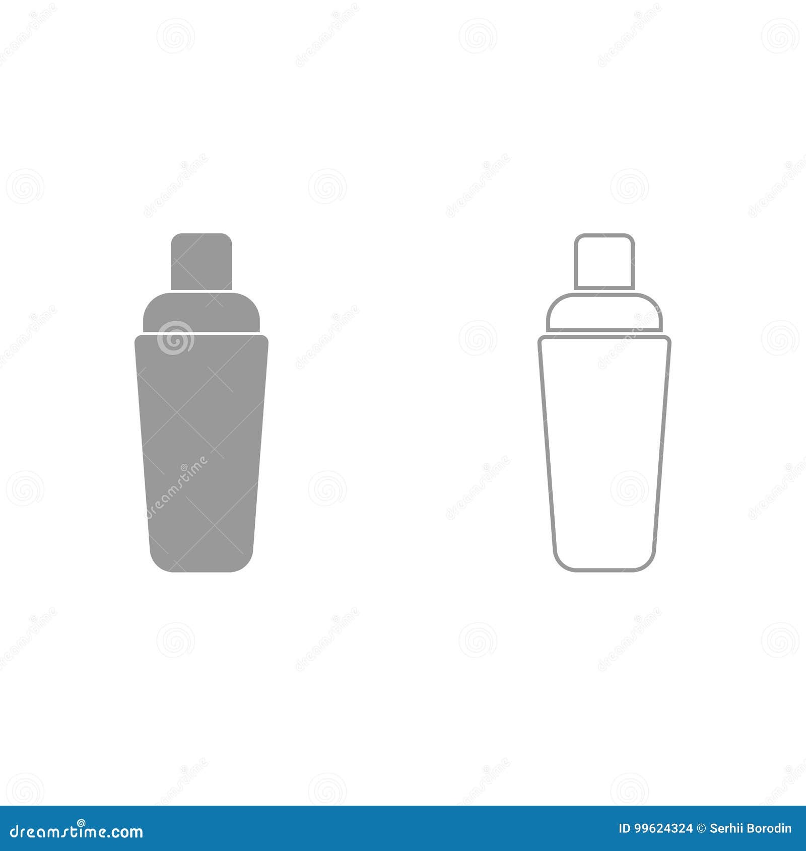 Coctelera es icono ilustración del vector. Ilustración de club - 99624324