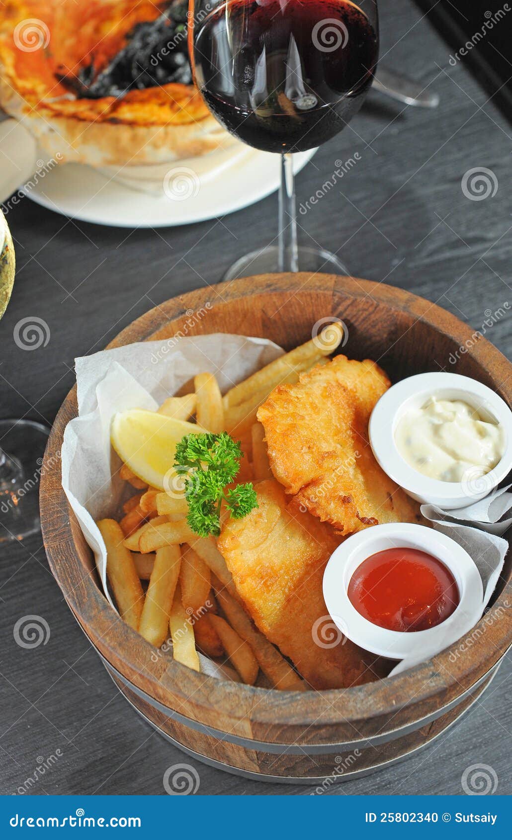 Cod fish, chips stock photo. Image of crunchy, fillet - 25802340