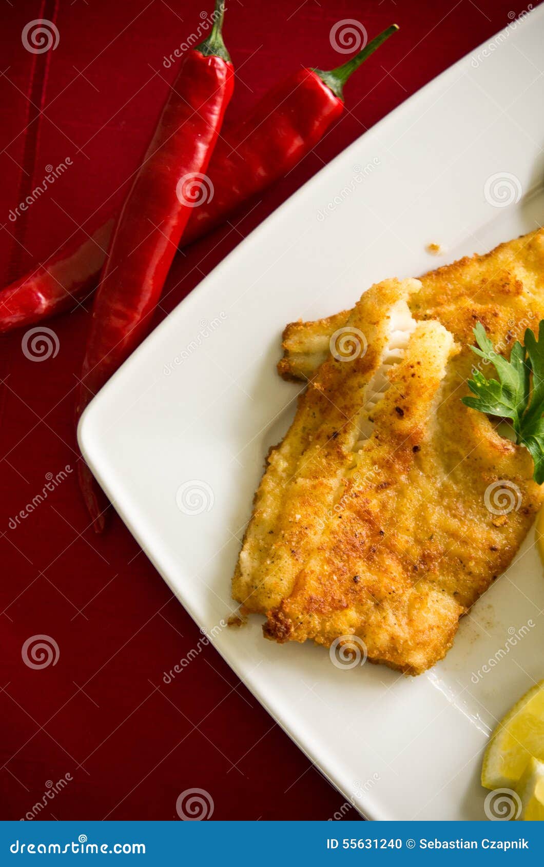 Cod Fish Fillet with Potatoes Stock Photo - Image of fillet, plate ...