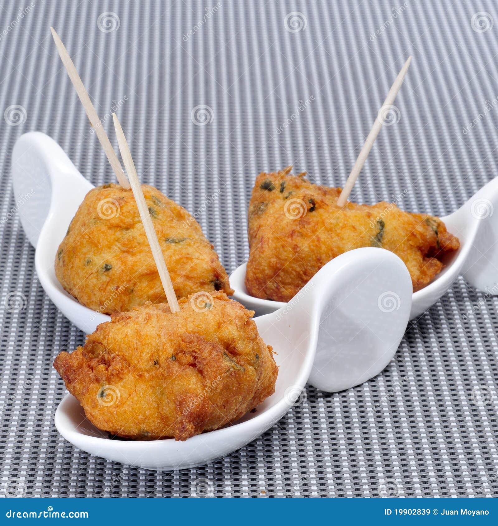 Cod fritters spanish tapas stock image. Image of gastronomy - 19902839