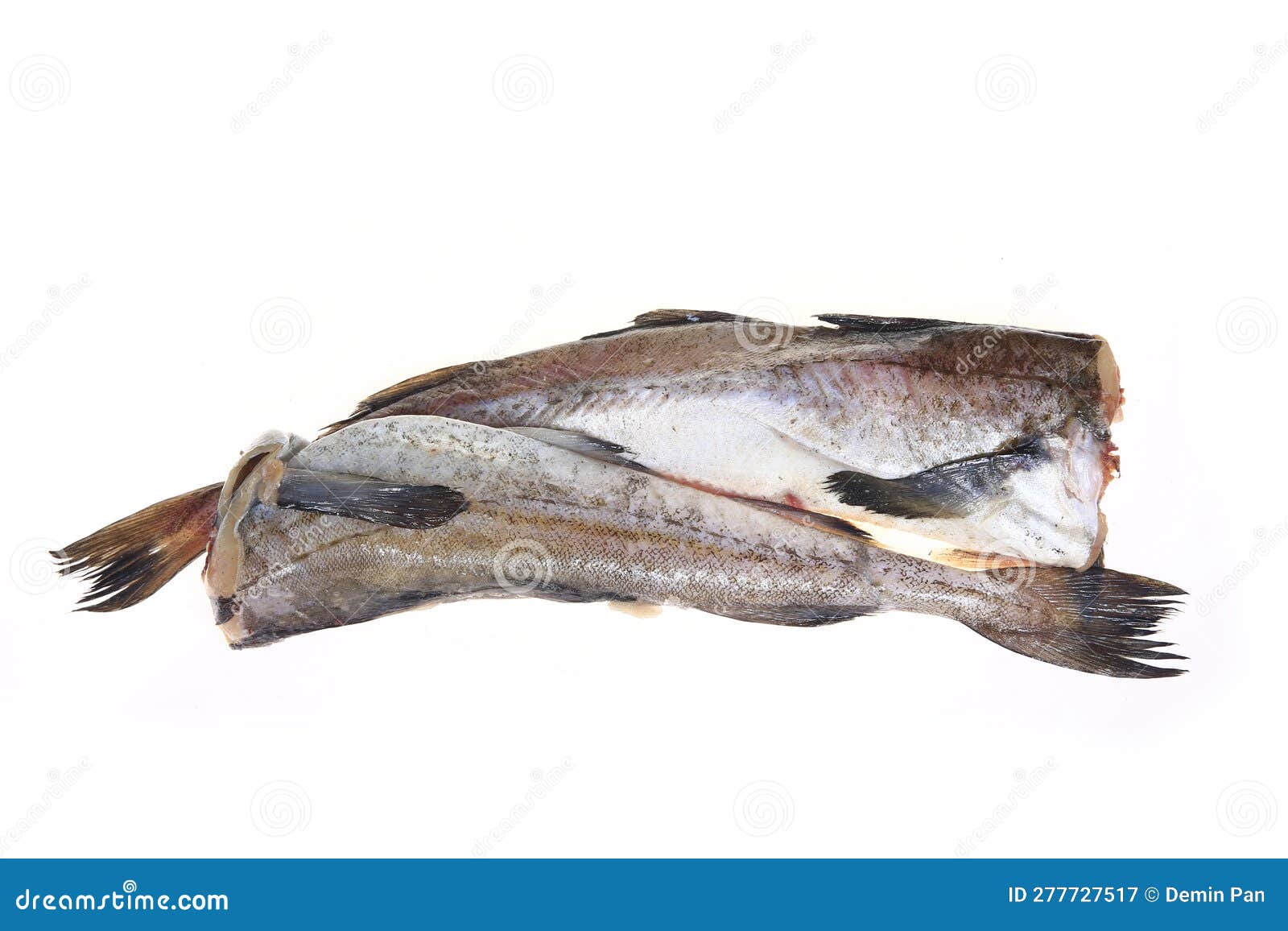 Cod Isolated on a White Background Stock Image - Image of gastronomy ...