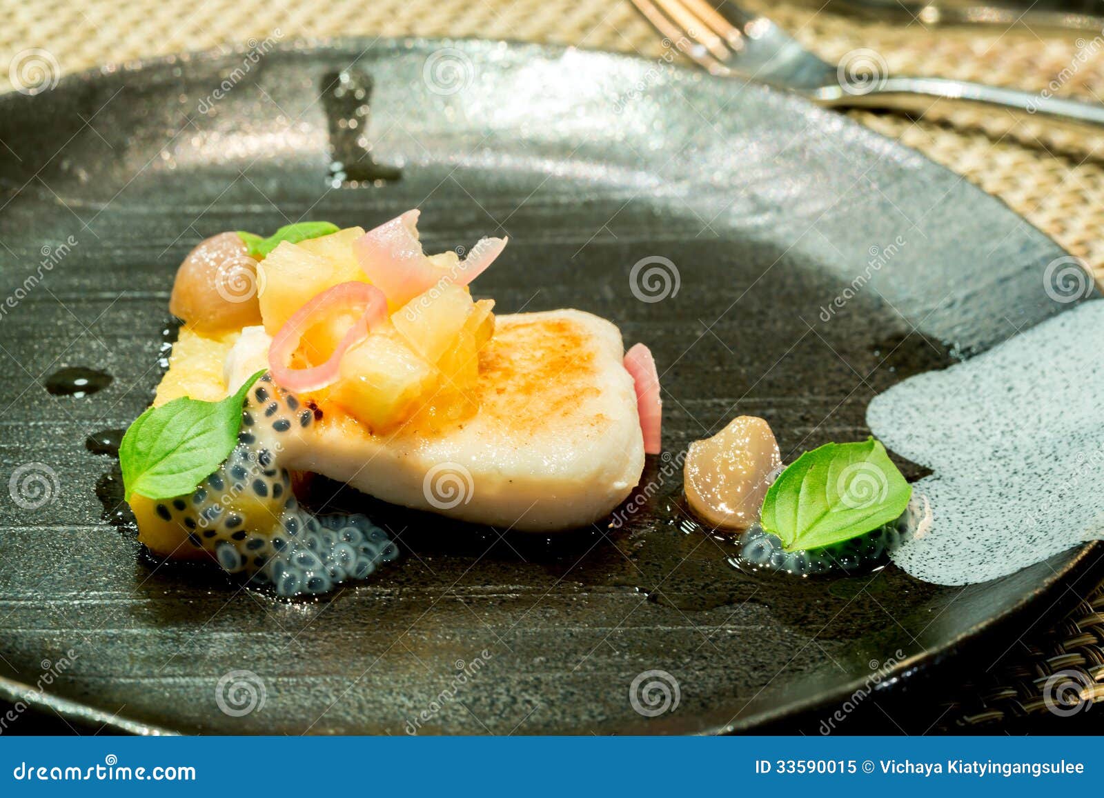 Cod steak stock image. Image of delicious, omega, grilled - 33590015