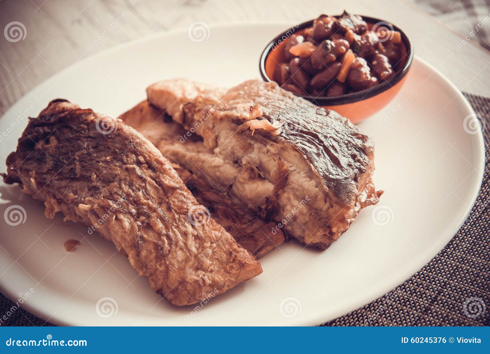 Cod steaks stock photo. Image of culinary, coalfish, colorful - 60245376