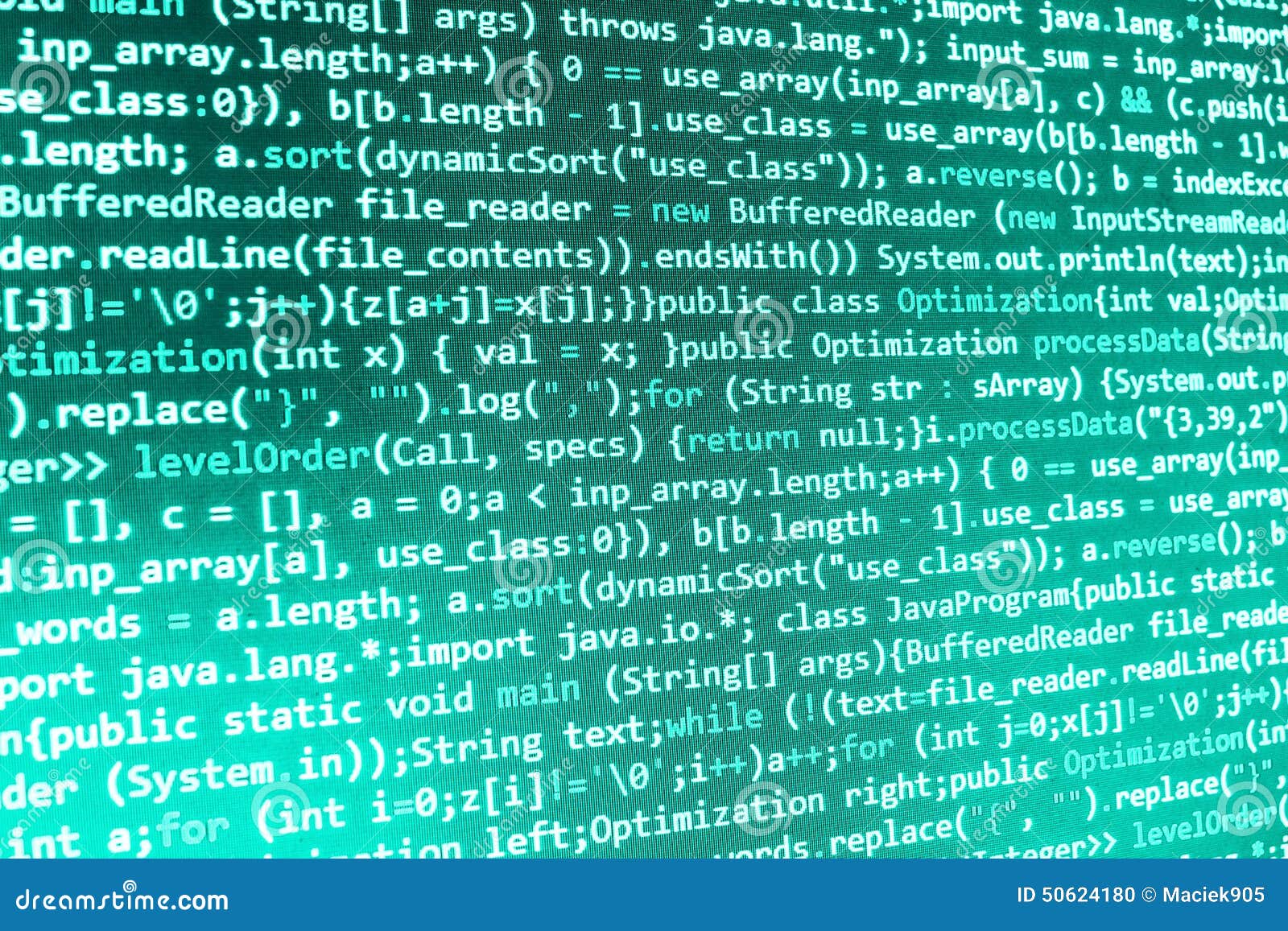 Codage De L'écran De Programmation De Code Source Photo stock - Image ...