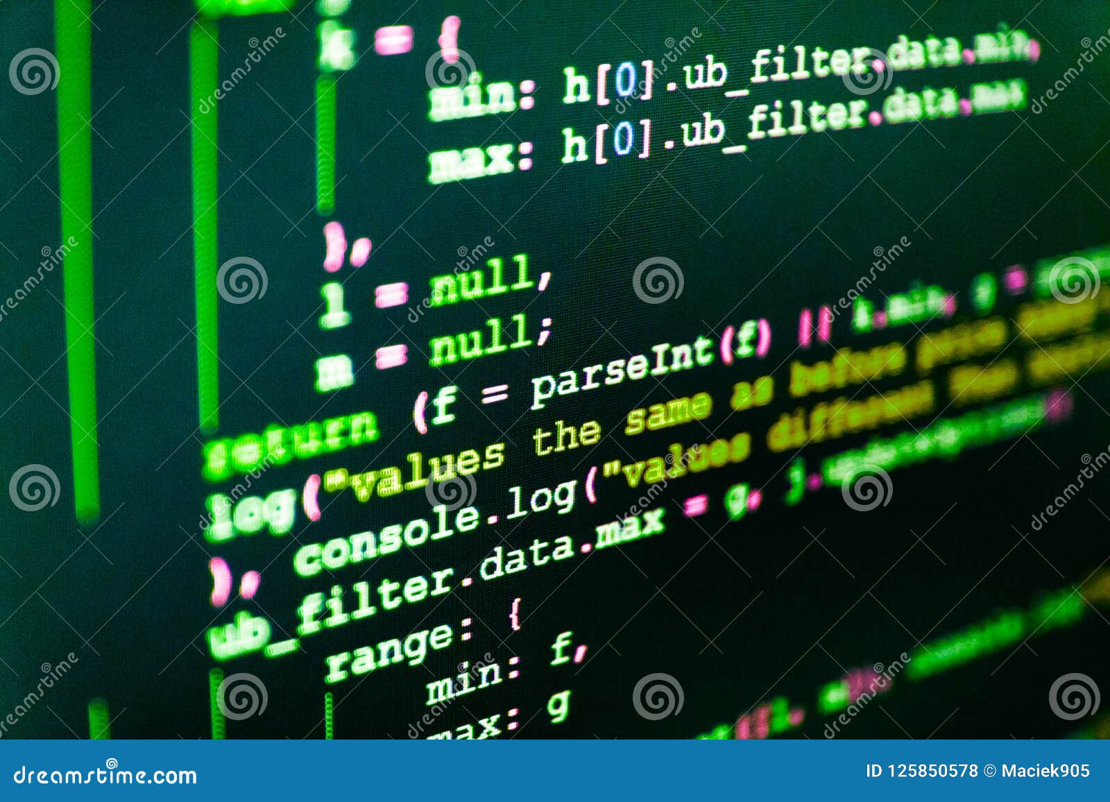 Codage Informatique Sur L'écran De Moniteur Programmation De Python ...