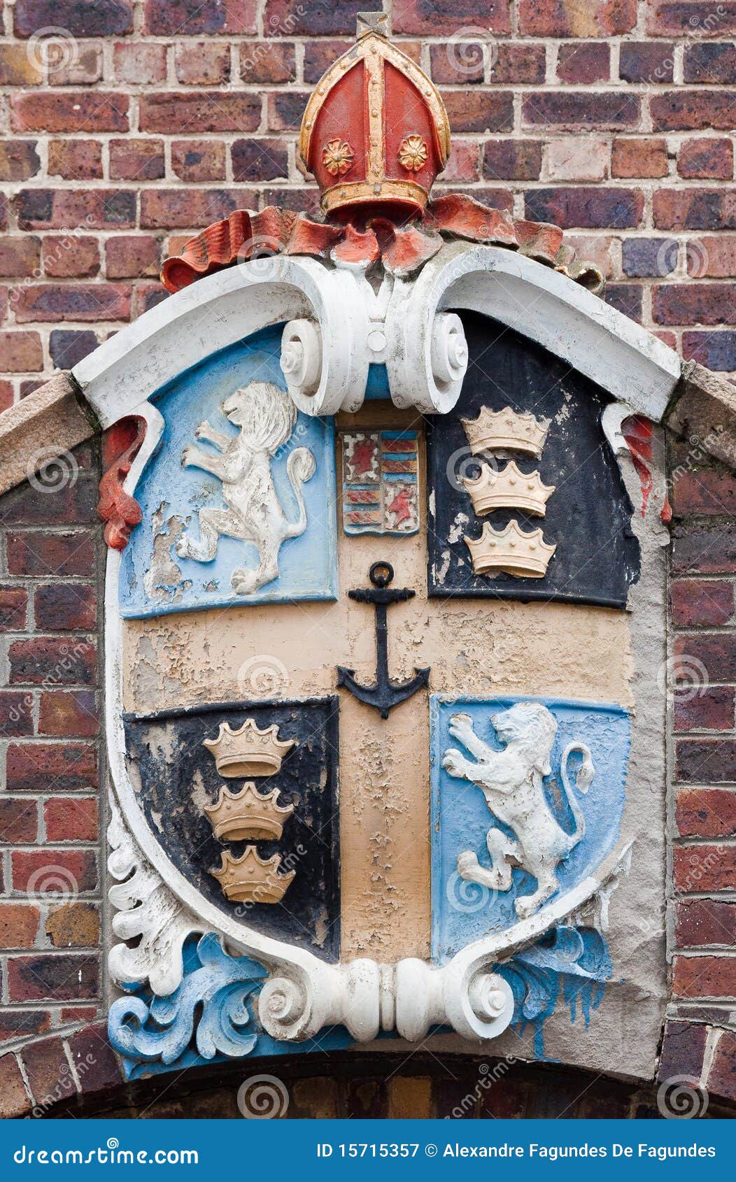 Code of Arms in Cape Town stock image. Image of lions - 15715357